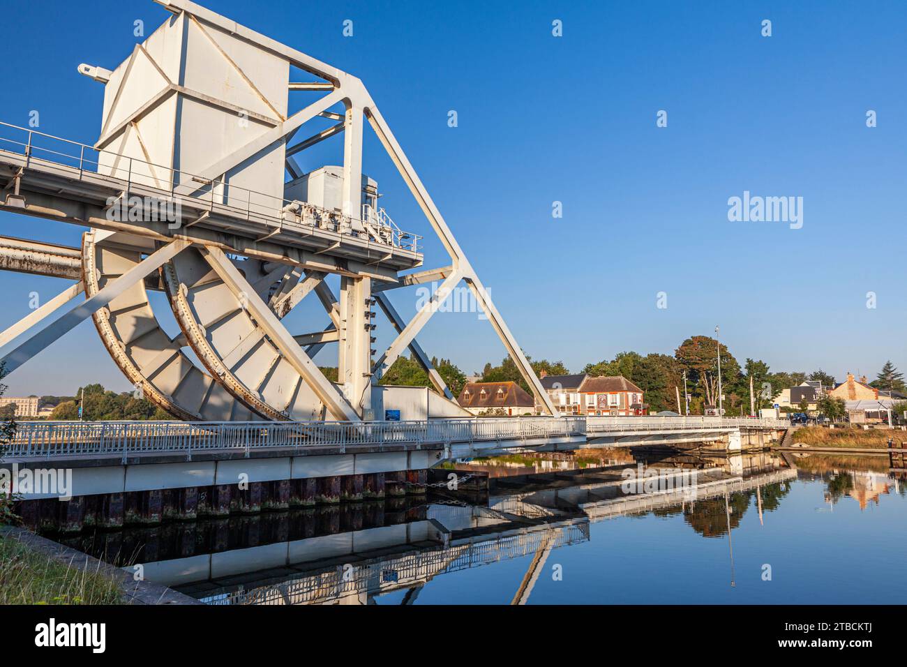 Pegasus Bridge, Bénouville, Calvados, Basse-Normandie, France Stock ...