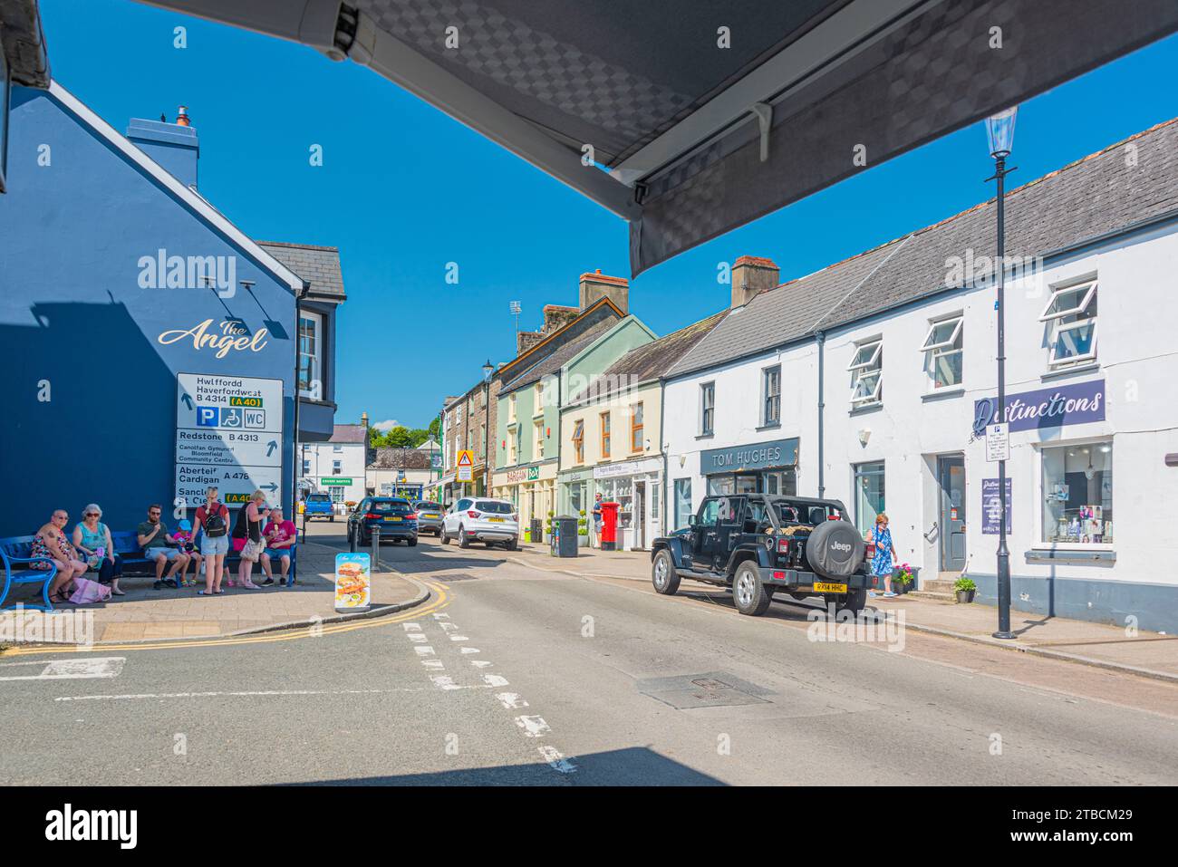 Sights around Narberth town centre, the gorgeous little market town in ...