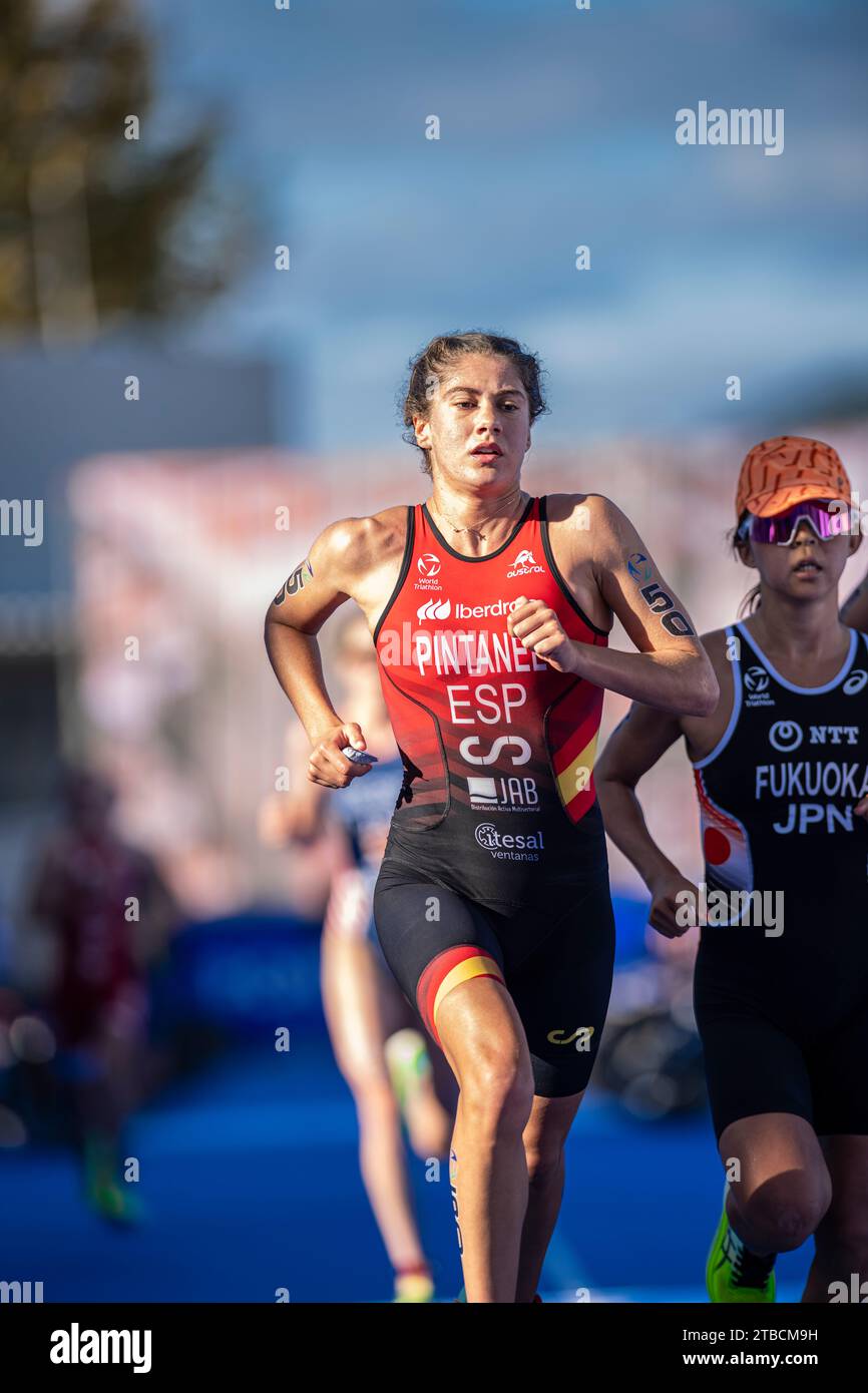 Marta Pintanel Raymundo running in Pontevedra in the 2023 World ...