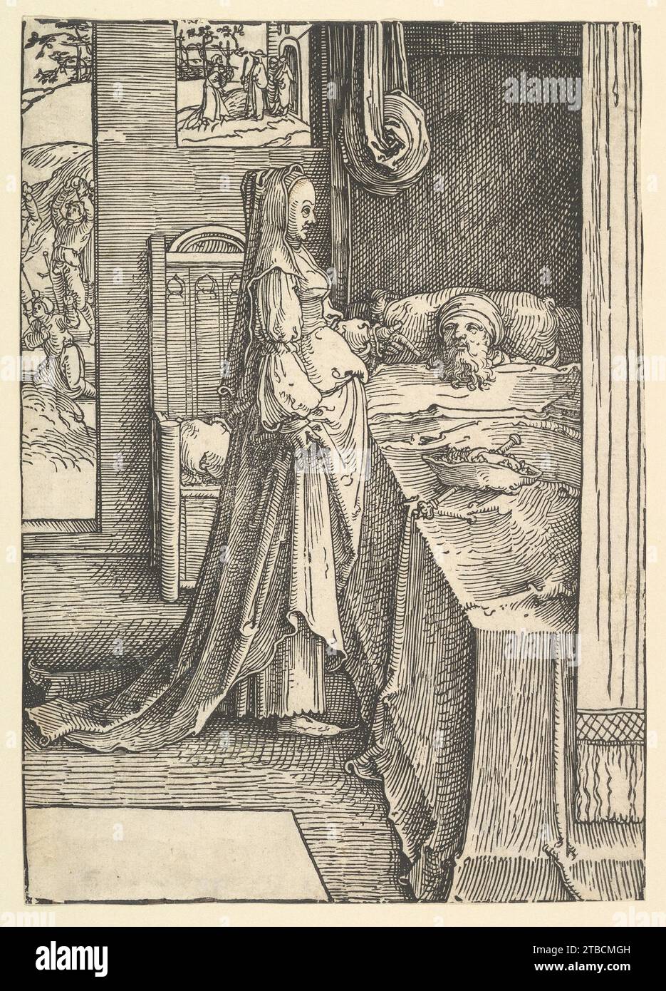 Jezebel Promising Naboth's Vineyards to King Ahab 1922 by Lucas van ...