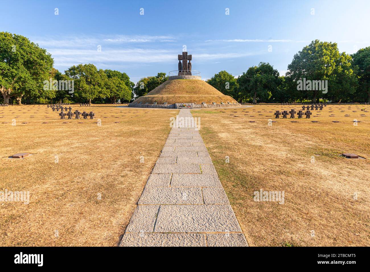 German Cementery, La Cambe, Calvados, Basse-Normandie, France Stock ...