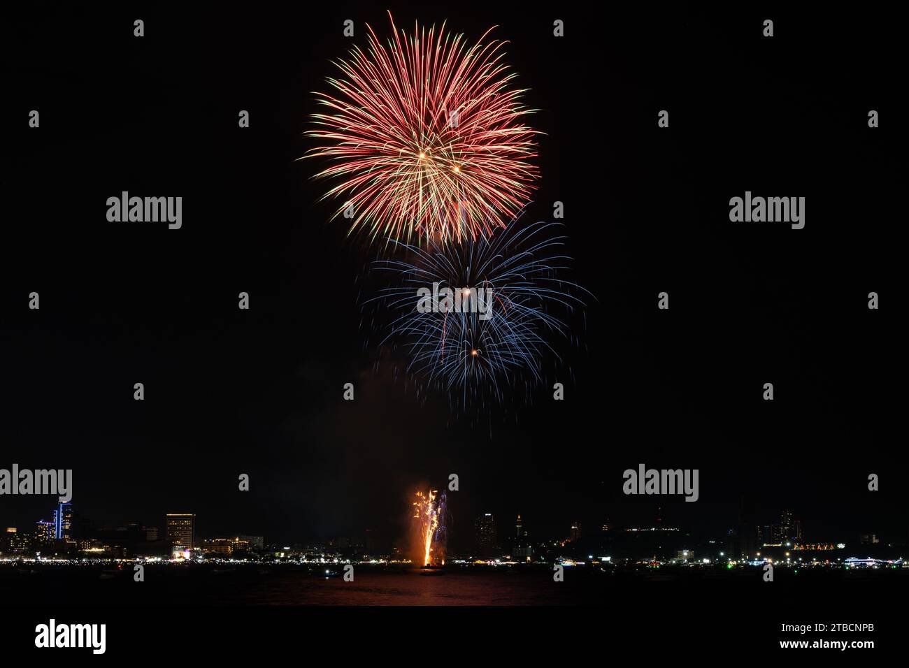 Firework Festival Newyear Celebration free space for text Stock Photo ...