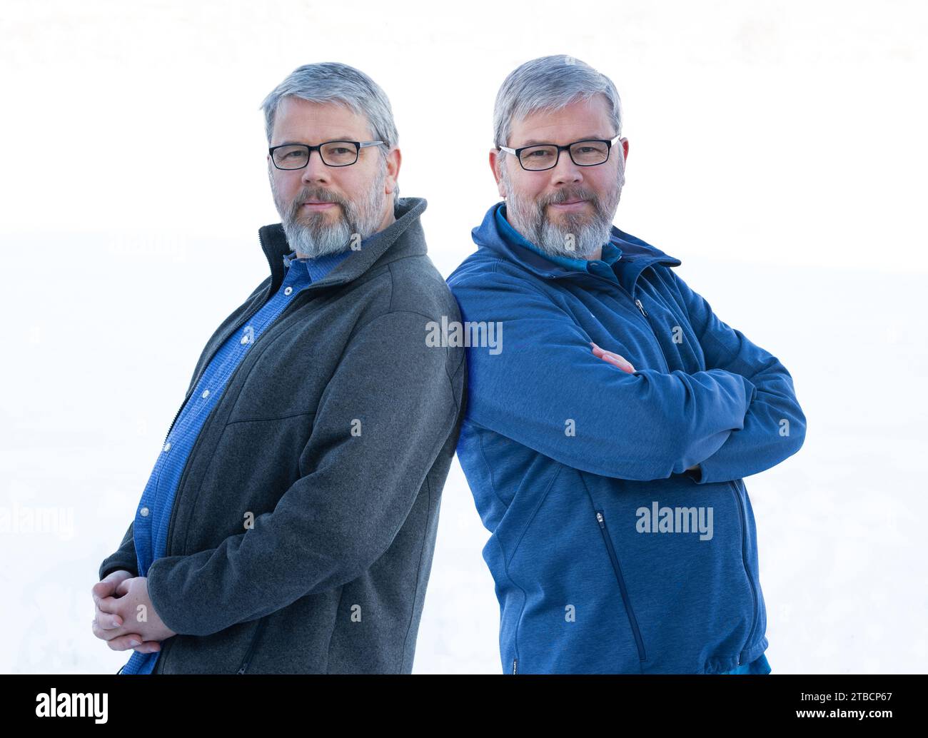 Twins man hi-res stock photography and images - Alamy