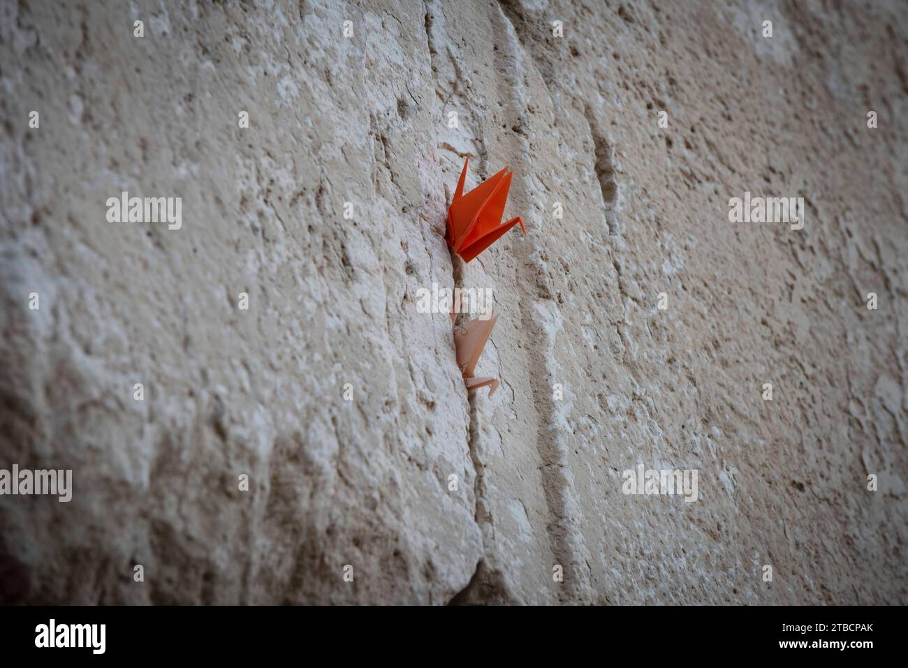 Tiny, folded pieces of paper with written notes addressed to God are ...
