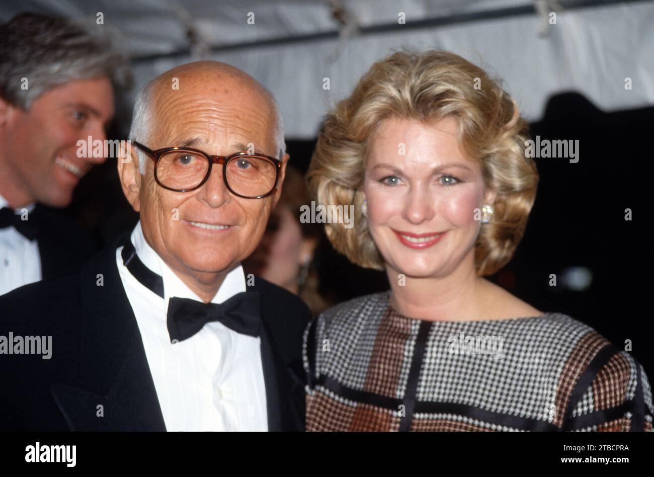 American television writer and producer Norman Lear, left, and his wife ...