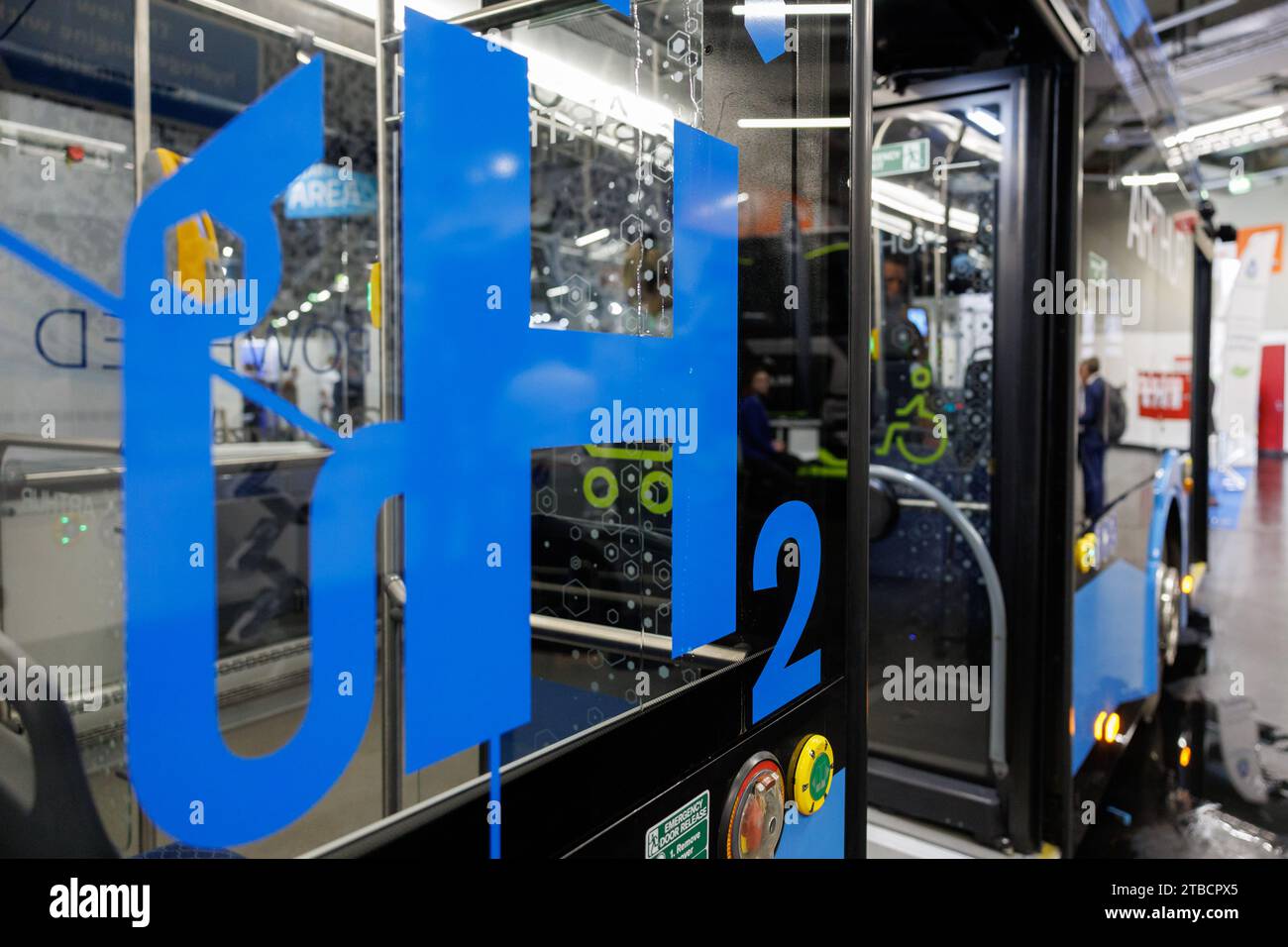 Nuremberg, Germany. 06th Dec, 2023. "H2", the abbreviation for the ...