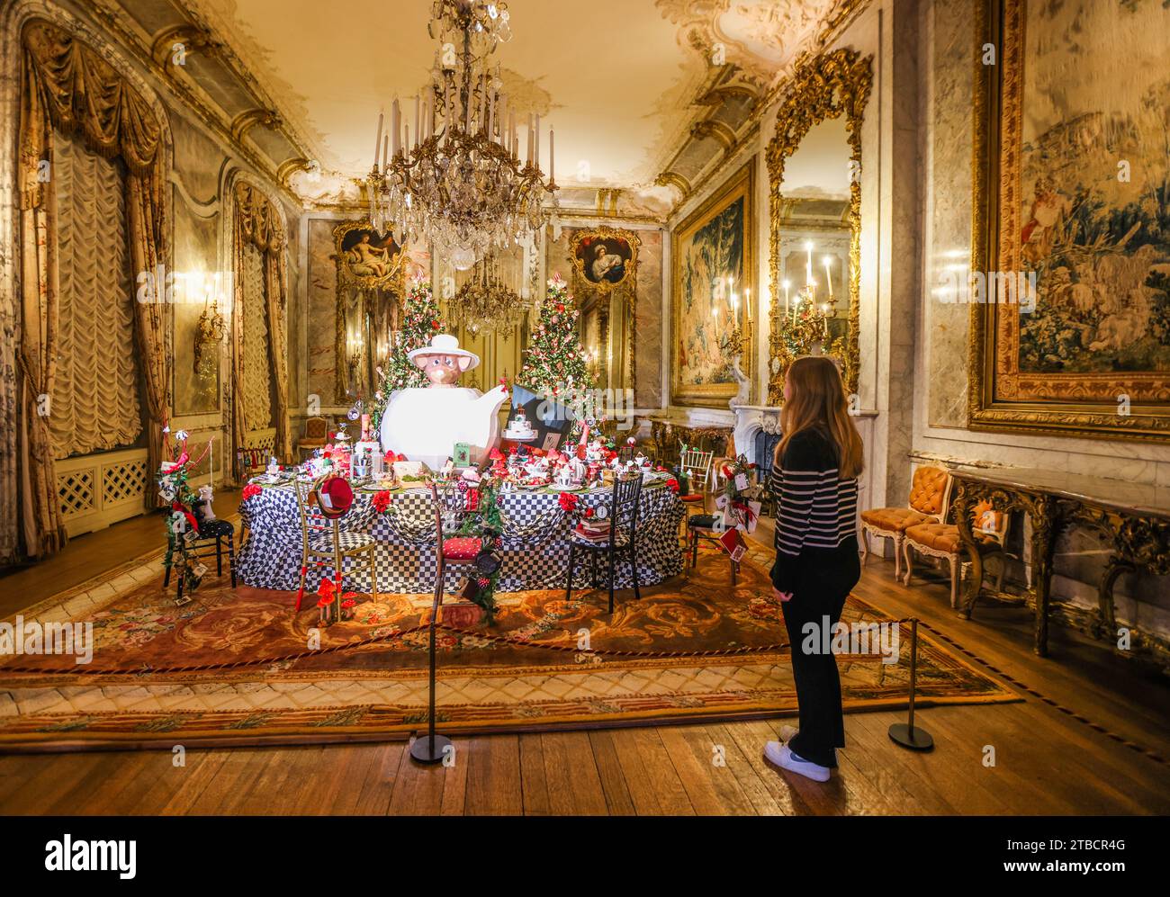 Waddesdon Manor Buckinghamshire, UK. 6th Dec, 2023. This year the Manor ...
