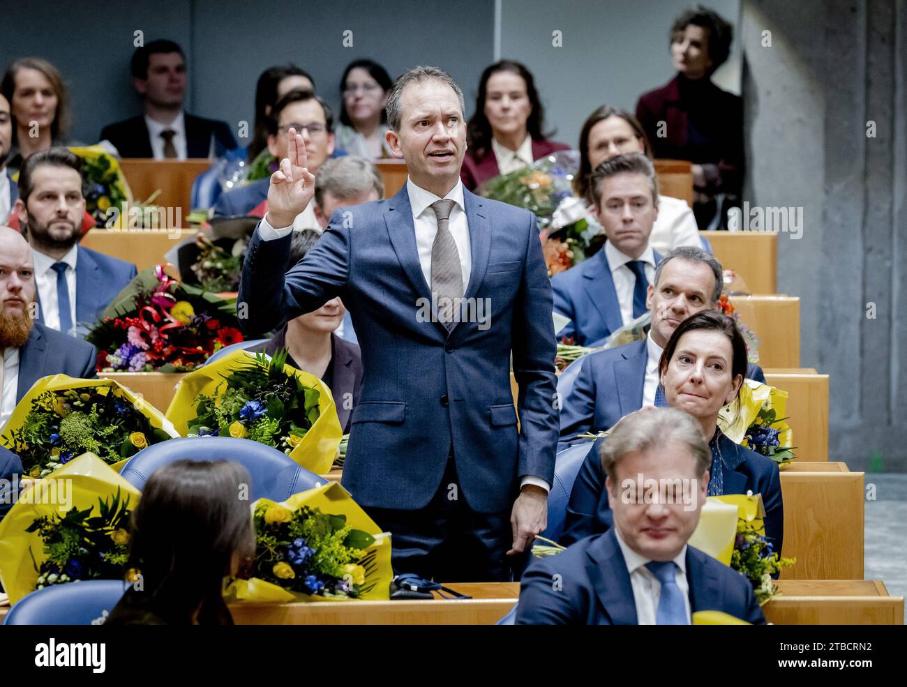The Hague, Netherlands. 06th Dec, 2023. THE HAGUE - Eddy van Hijum (NSC ...