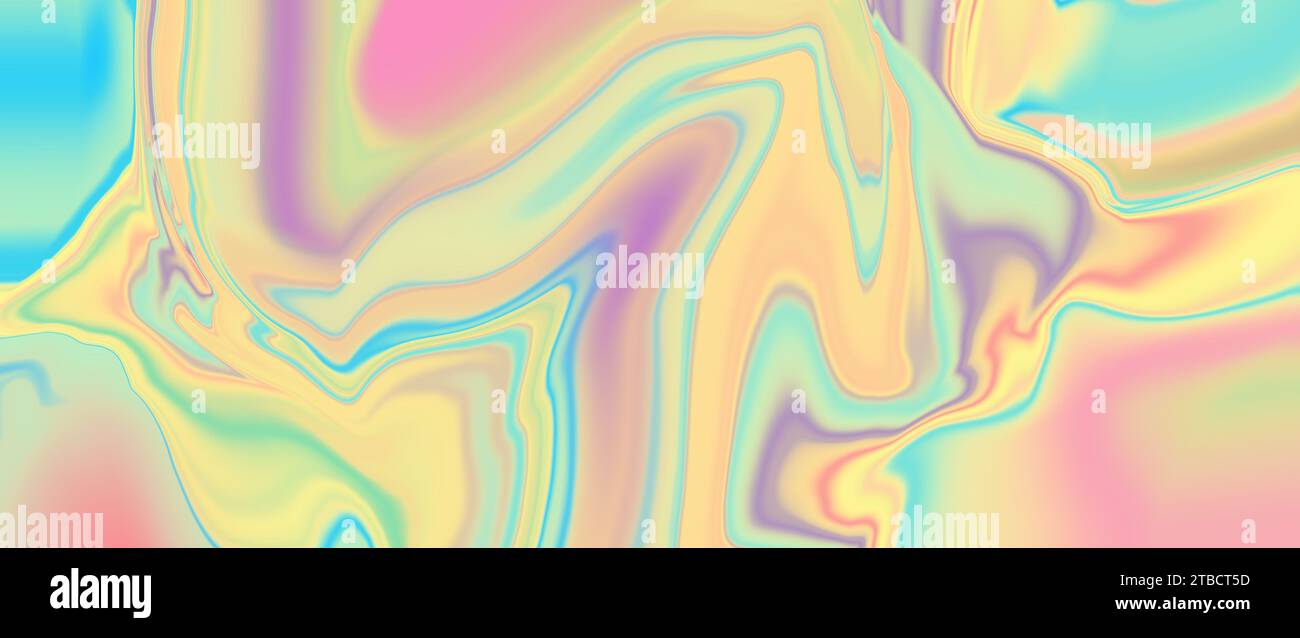 Vibrant psychedelic pastel colors swirling. 5k background with copy ...