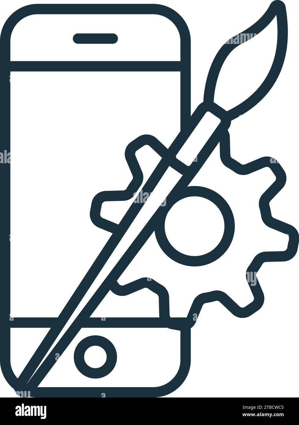 App design icon. Monochrome simple sign from app development collection ... App design icon. Monochrome simple sign from app development collection ...