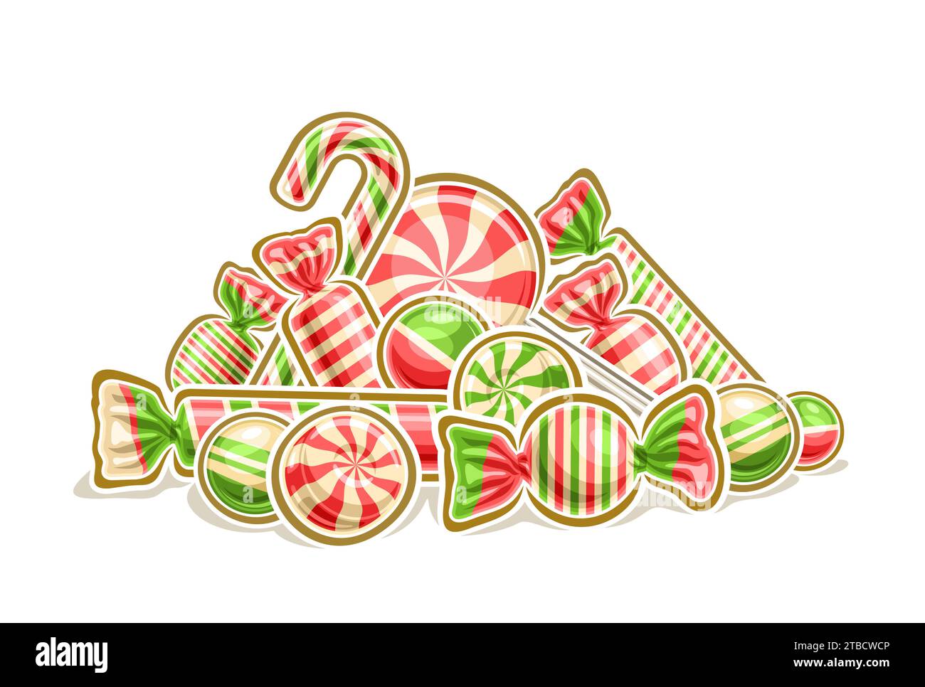 Vector logo for Kids Christmas, horizontal poster with cartoon design ...