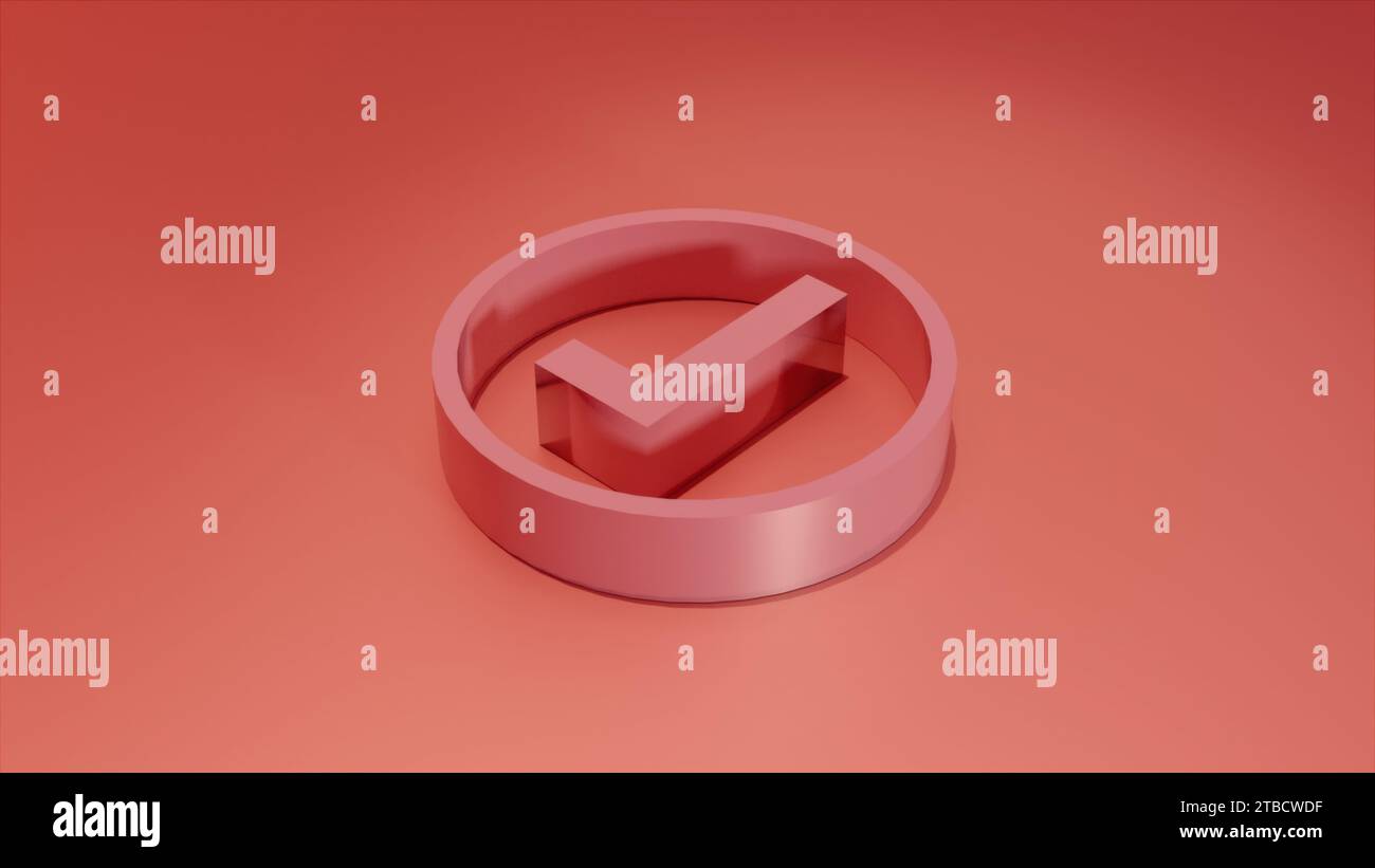 Checkmark button computer generated hi-res stock photography and images ...