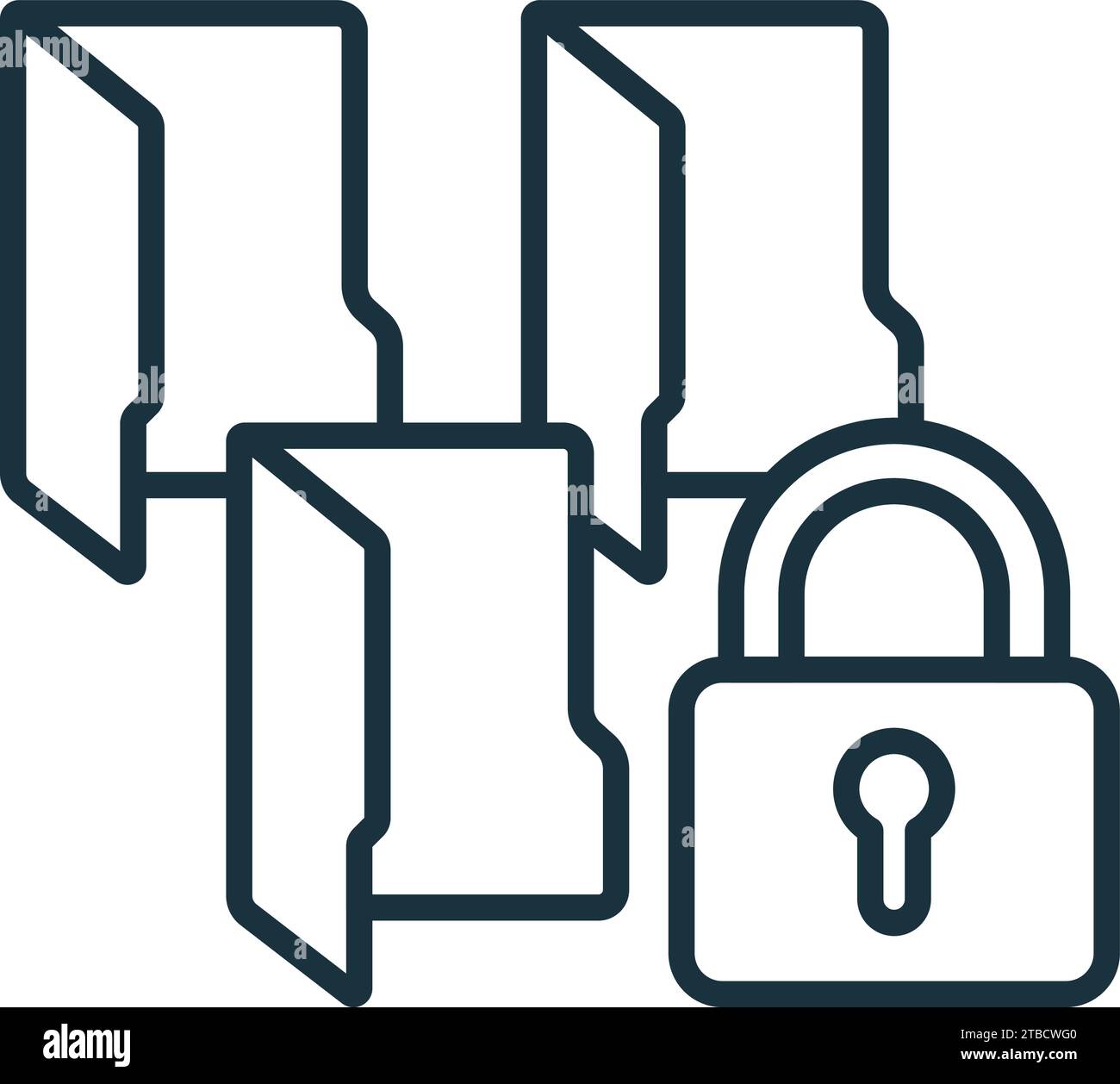 Data Security Icon Monochrome Simple Sign From App Development 4631