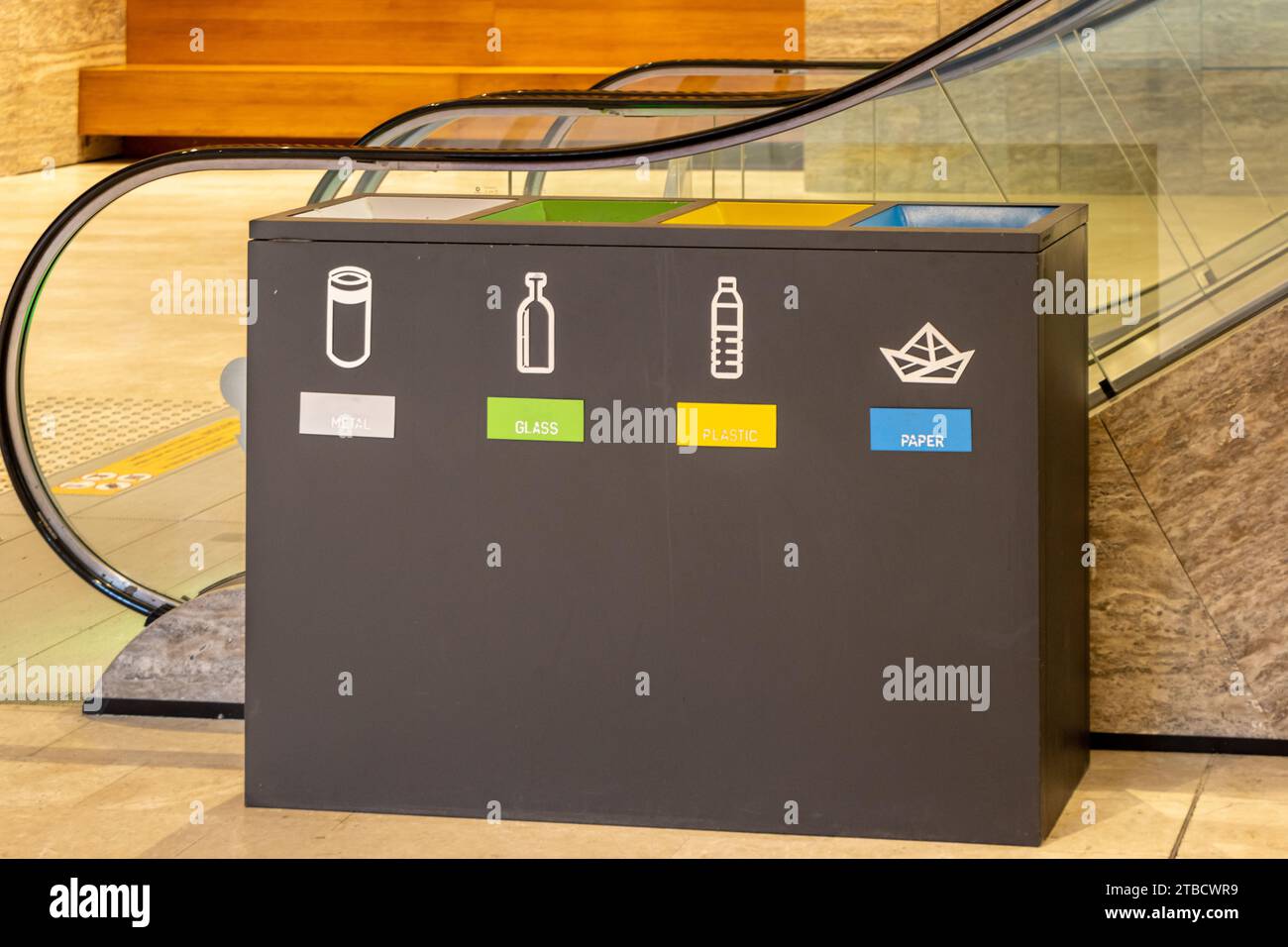 Garbage container for recycling garbage and waste. Environment care ...