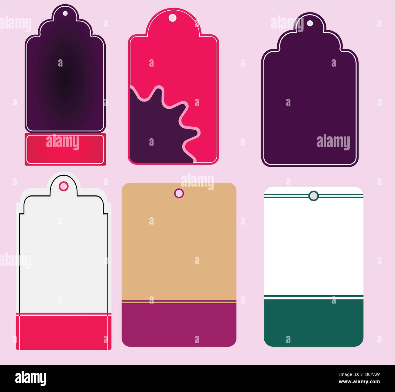 discount label, Kraft paper or cardboard label for gift wrapping in ...