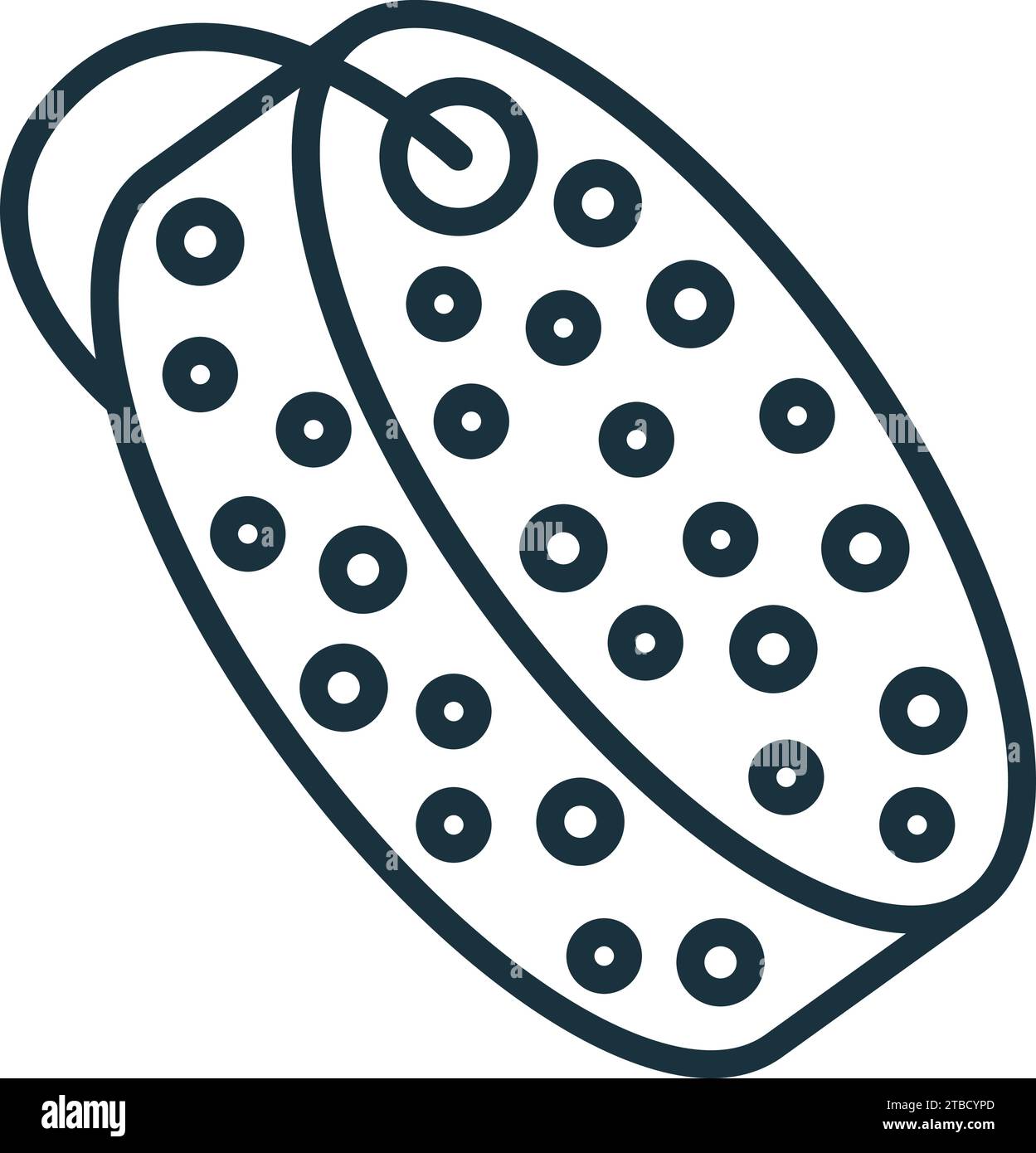 Pumice stone icon. Monochrome simple sign from beauty and personal care ...