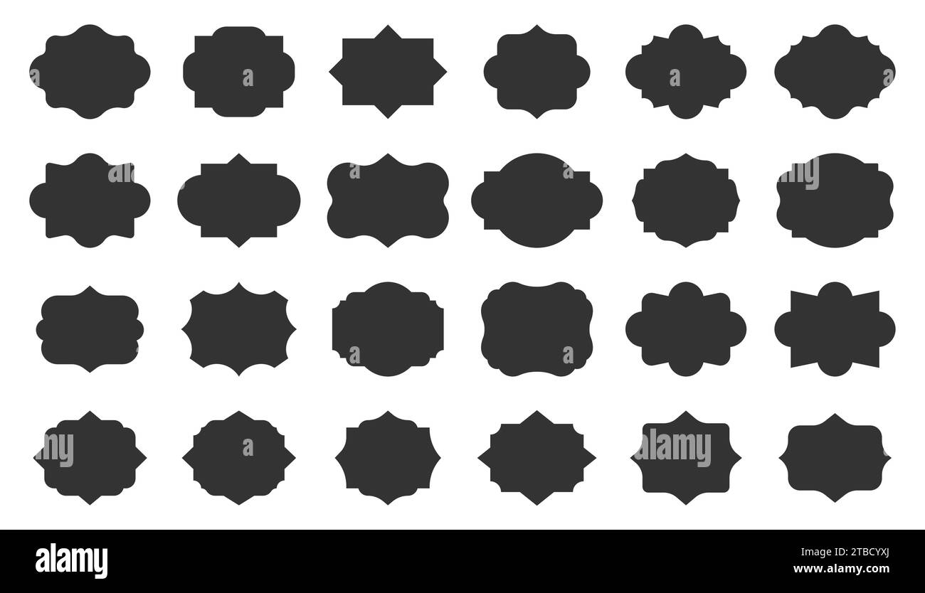 Border shapes hi-res stock photography and images - Alamy