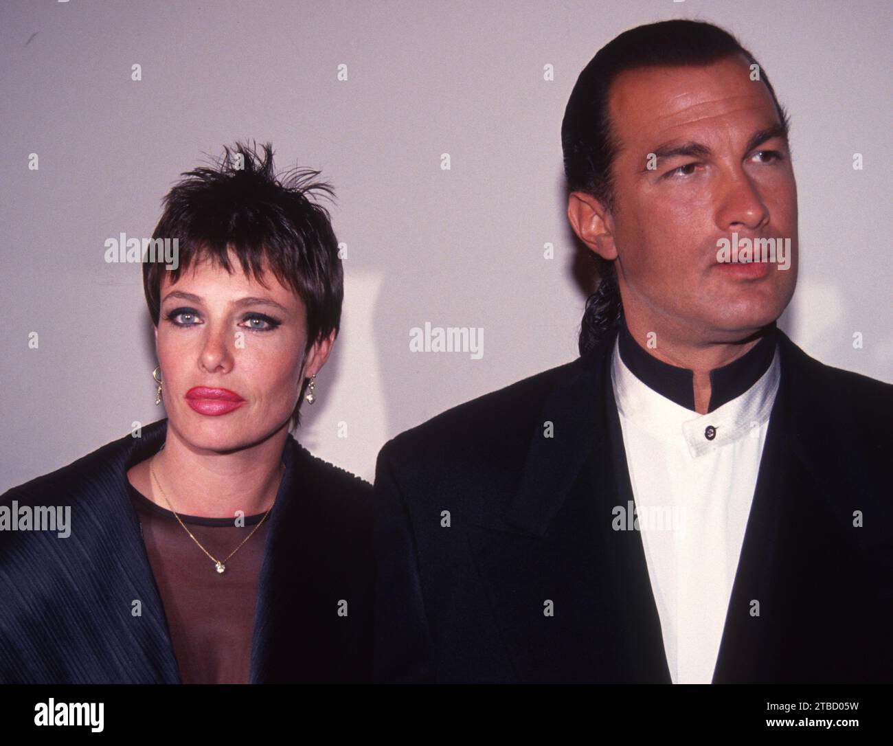 1991 Kelly LeBrock Steven Seagal Photo by John Barrett/PHOTOlink Stock ...