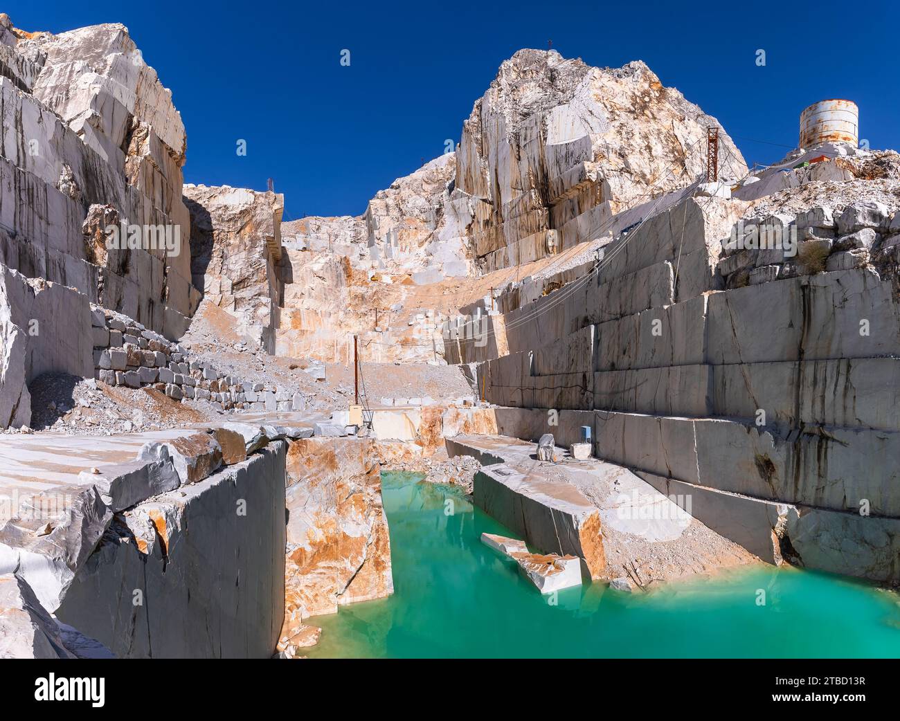 The colours of the quarry Stock Photo - Alamy