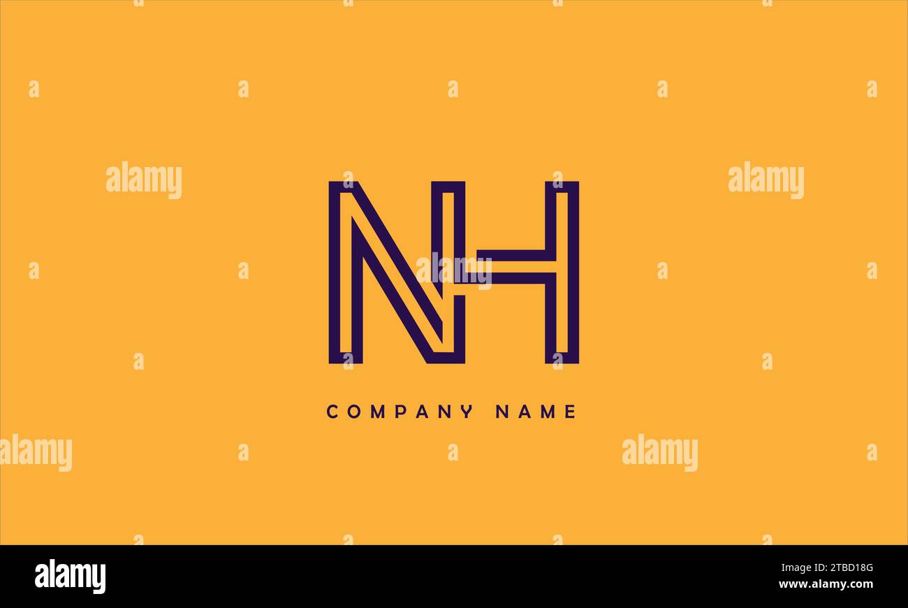 Hn real estate symbol Stock Vector Images - Alamy
