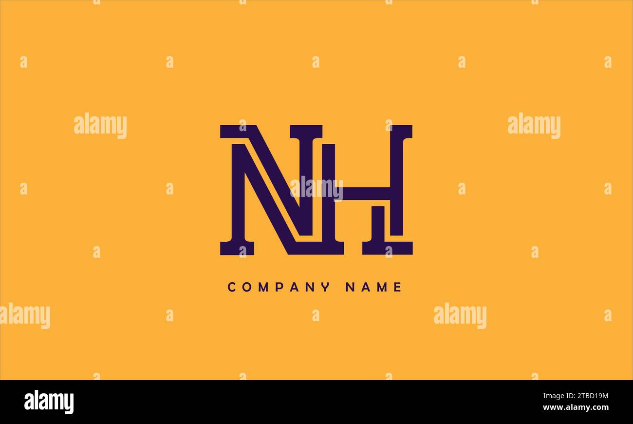 Hn real estate symbol Stock Vector Images - Alamy