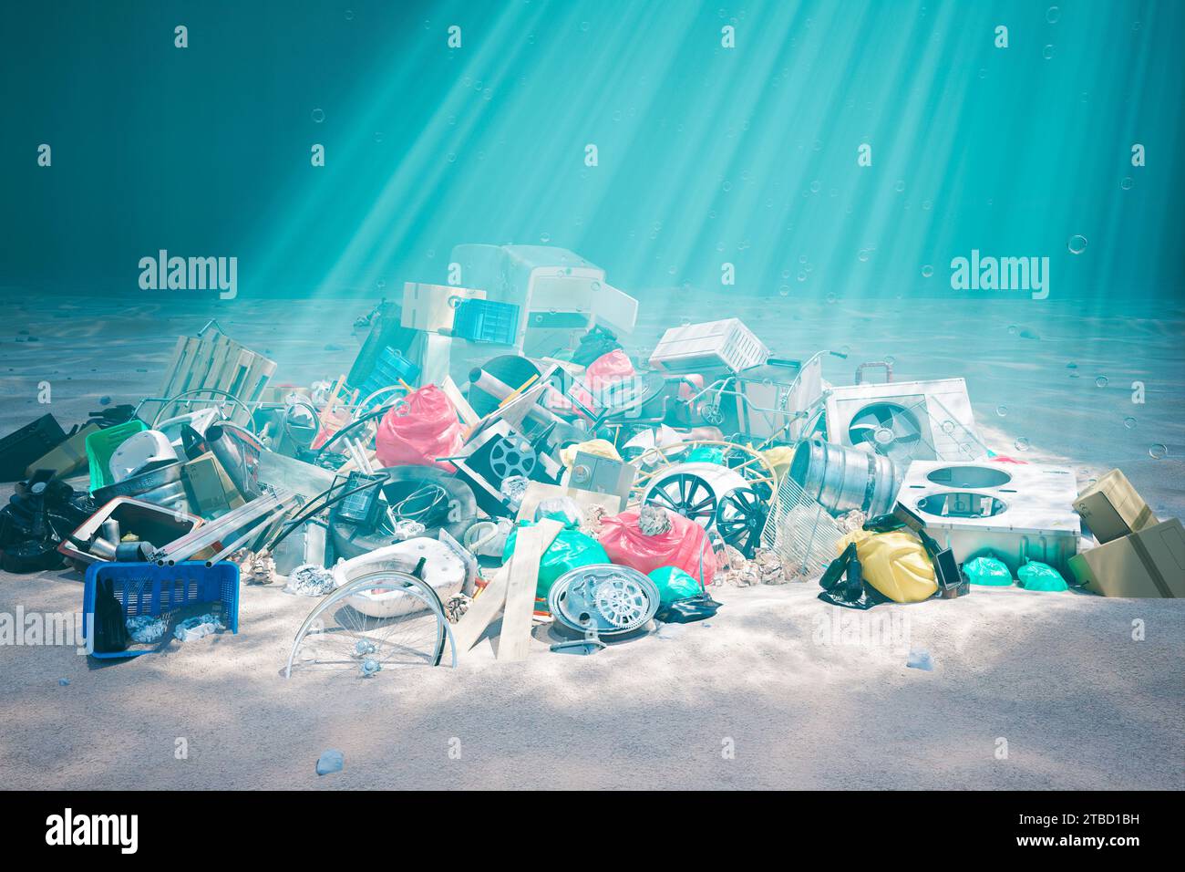 Devastating Underwater Garbage Heap Affecting Marine Ecosystem Health ...