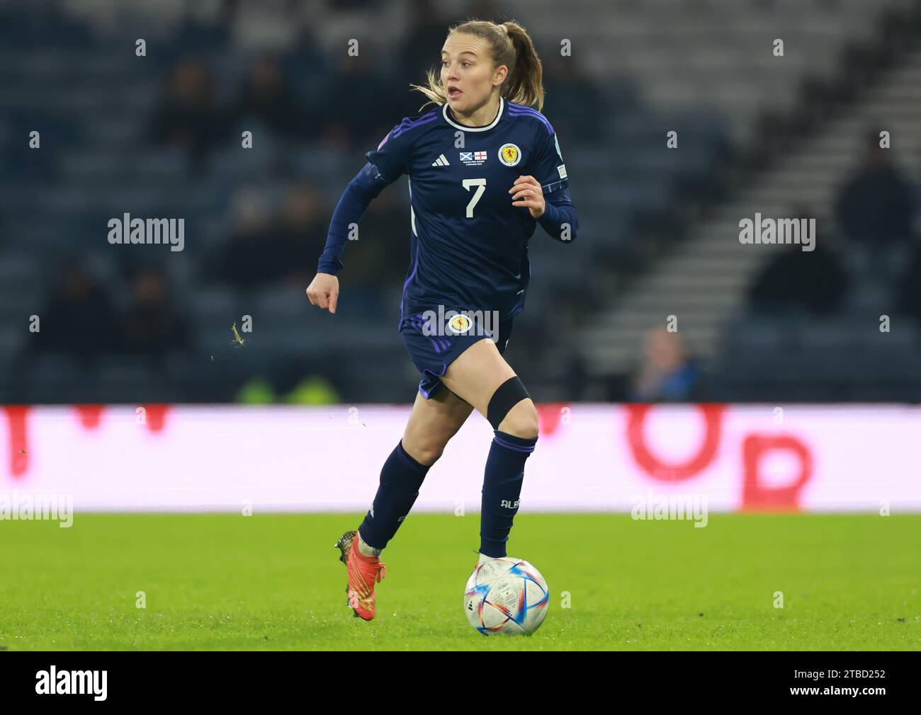 Scotland's Fiona Brown during the UEFA Women's Nations League Group A1 ...