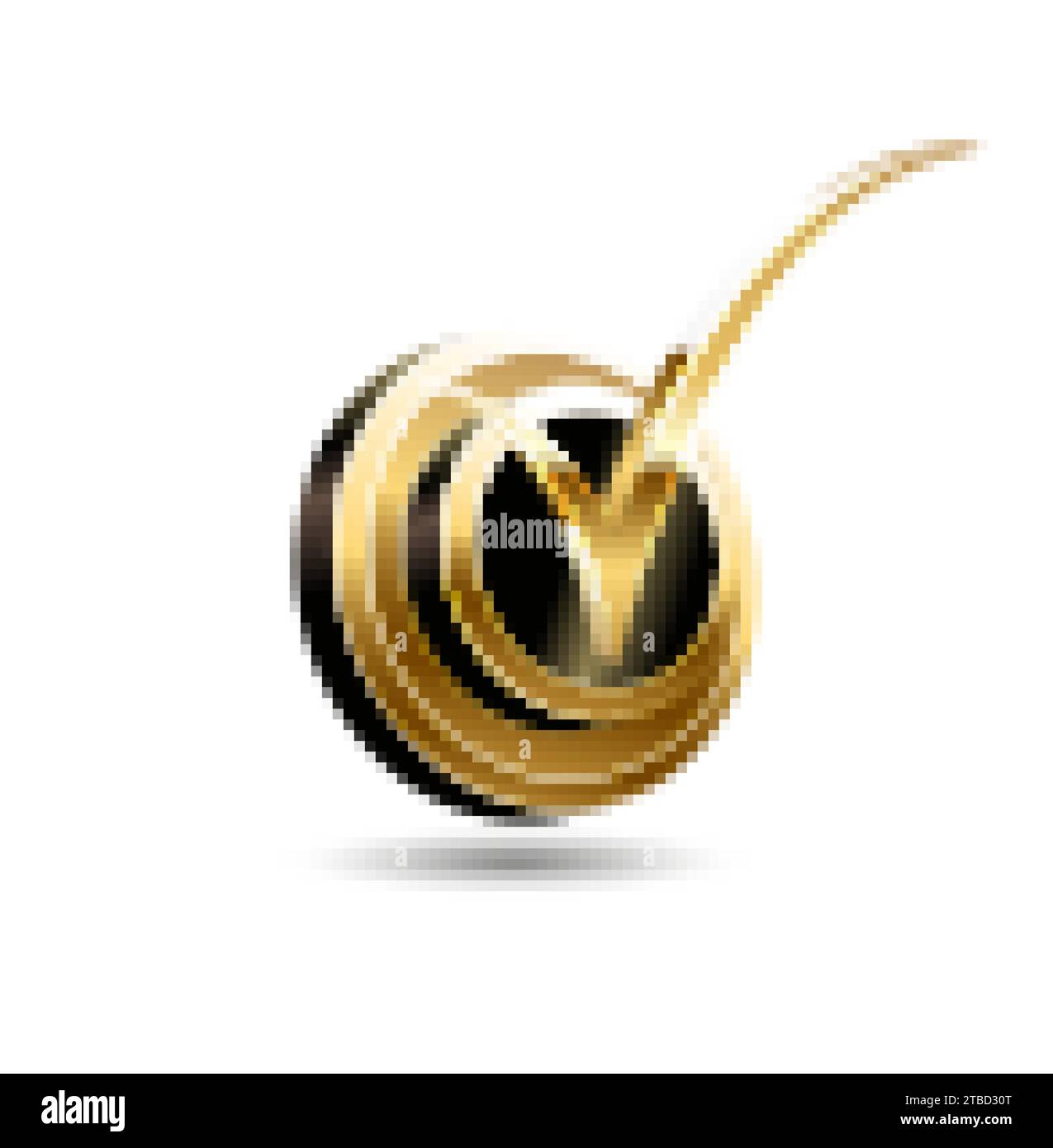 Golden checkmark icon. Check icon. Gold approved symbol. Vector ...