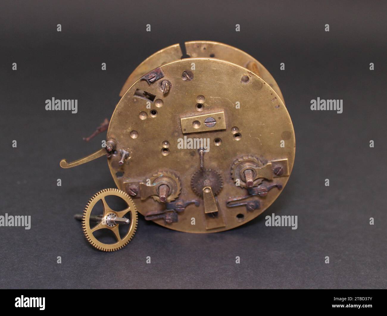 Mechanism from a time machine. Steampunk bronze attribute Stock Photo ...