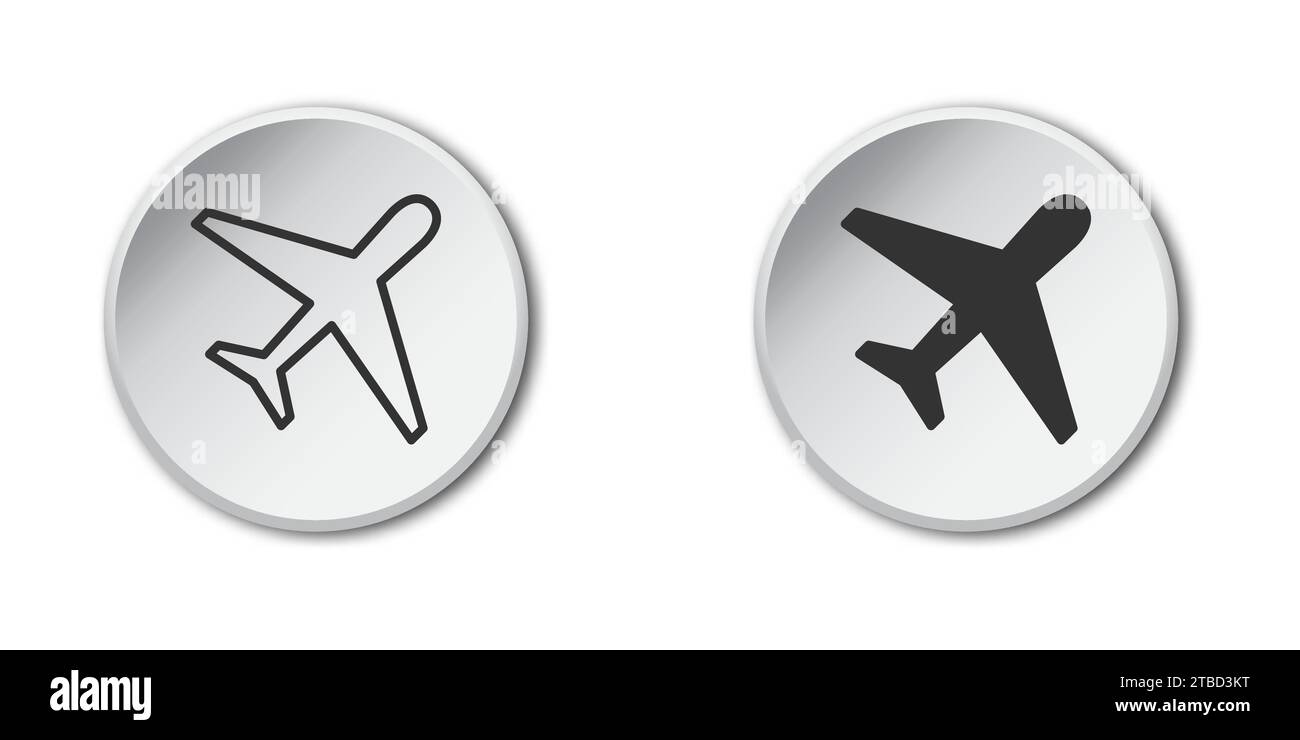 Airplane icon. Air fly sign. Vector illustration Stock Vector Image ...