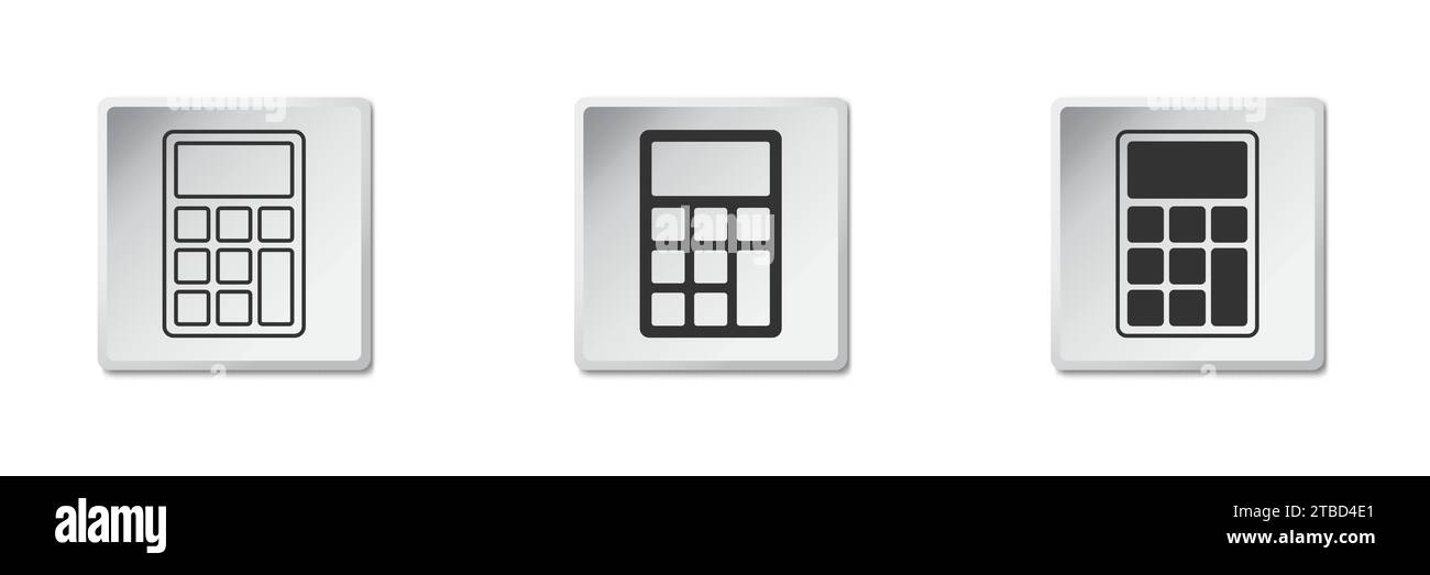 Calculator icon. Savings, finances sign. Vector illustration Stock ...