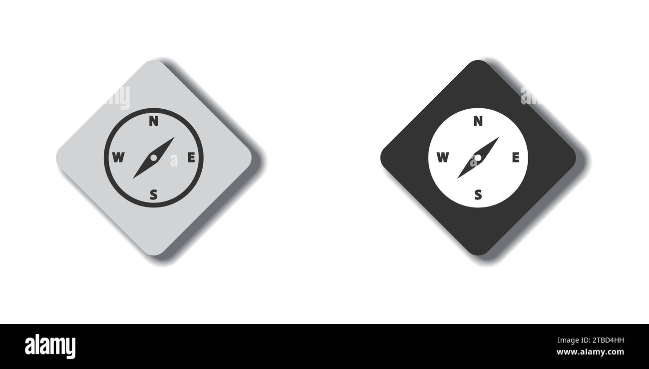 Compass Icon Navigation Symbol Vector Illustration Stock Vector Image And Art Alamy