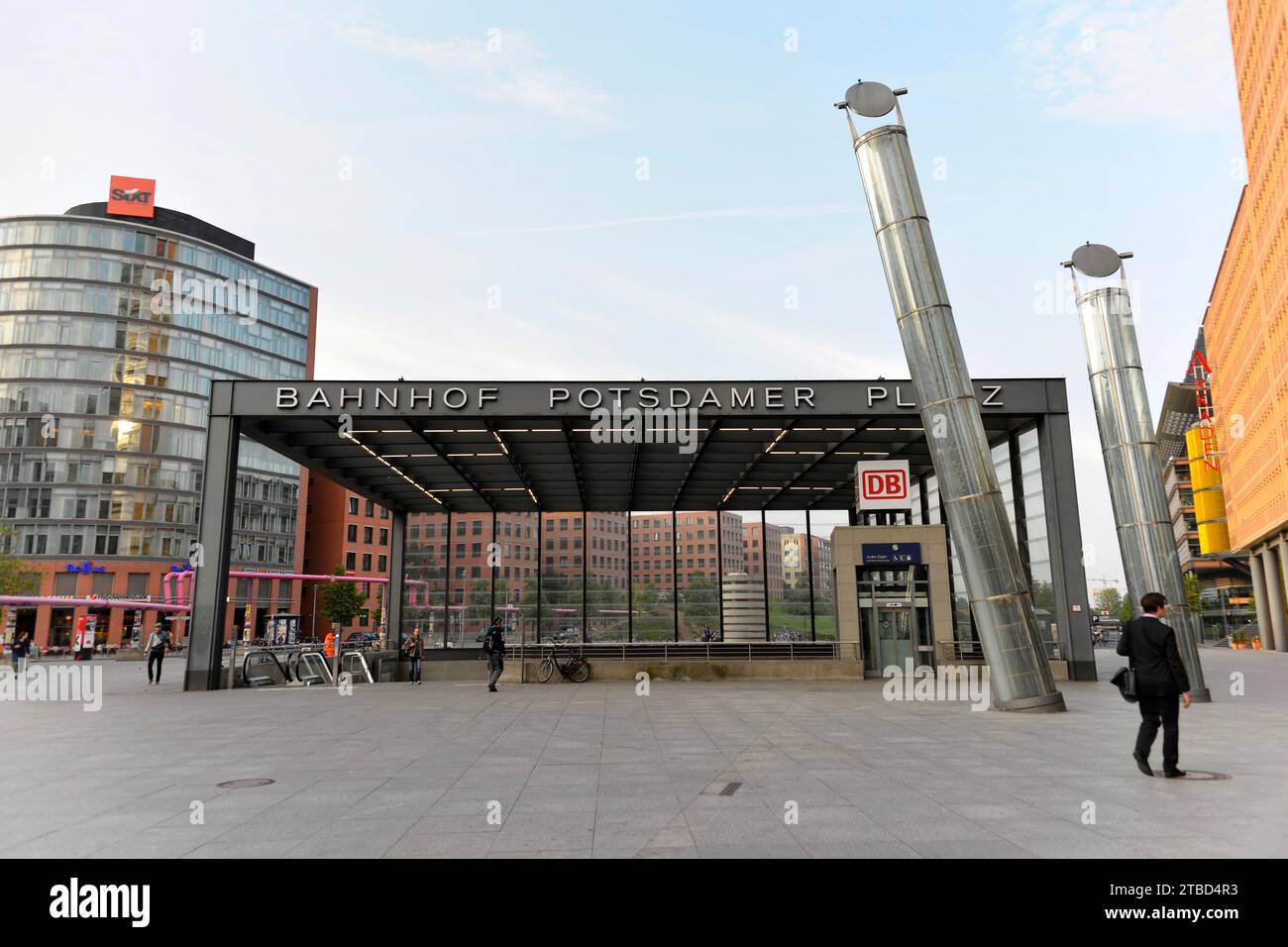 Entrance station potsdamer platz hi-res stock photography and images ...