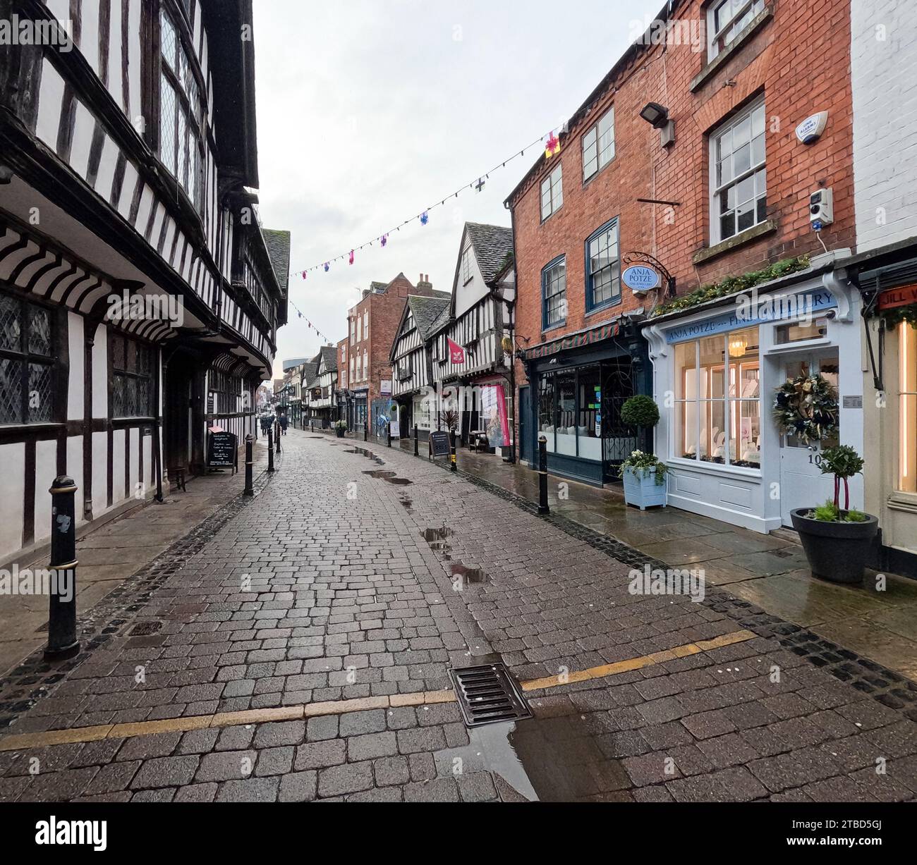 Friar Street, Worcester Stock Photo - Alamy