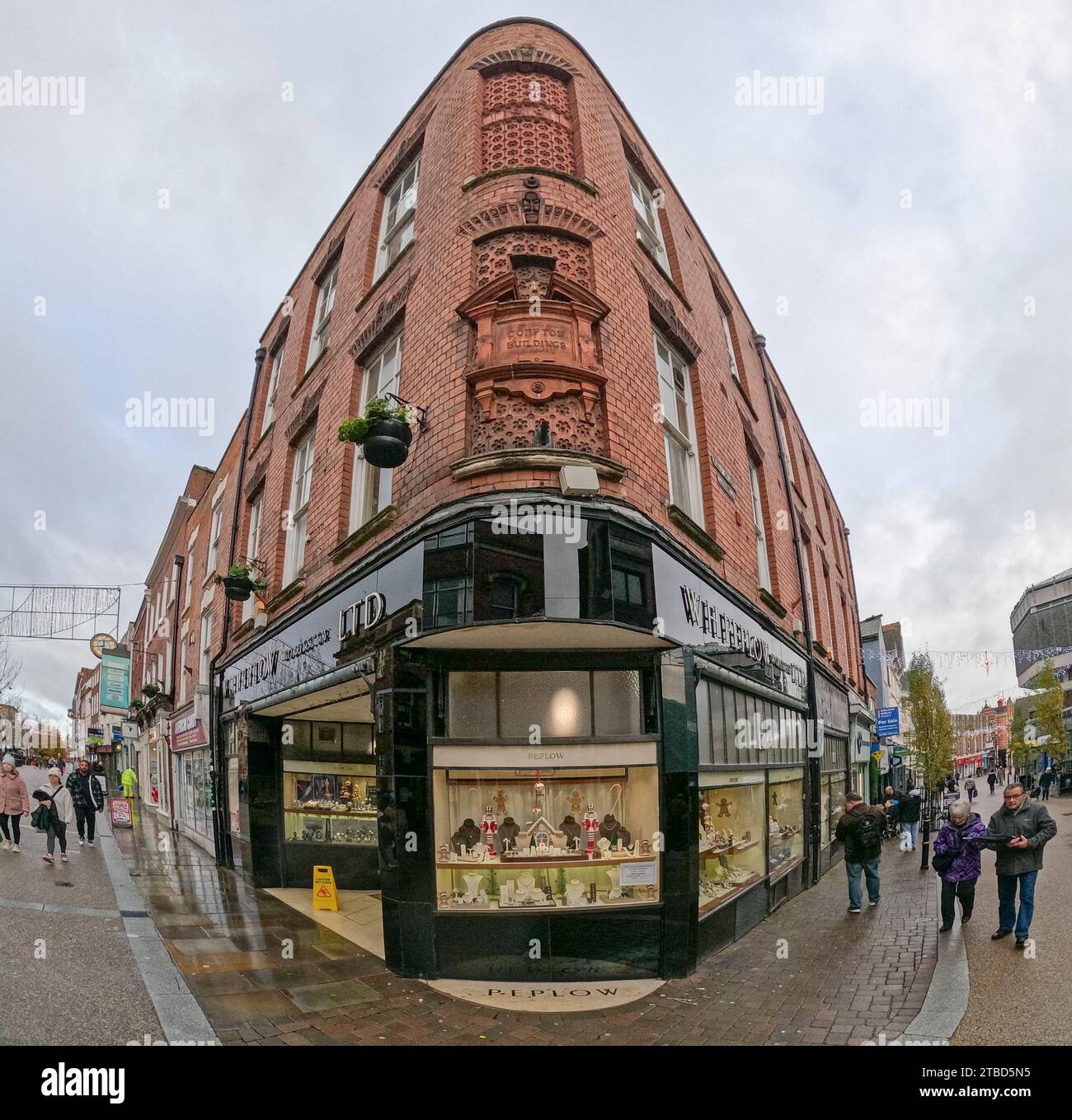 Compton Buildings, High Street, Worcester Stock Photo - Alamy