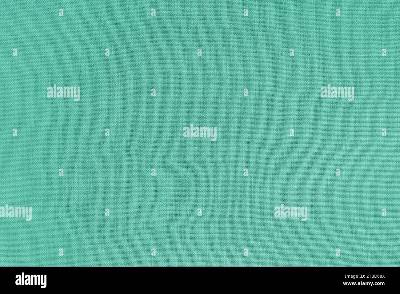 Texture background of turquoise linen fabric. Textile structure, cloth ...