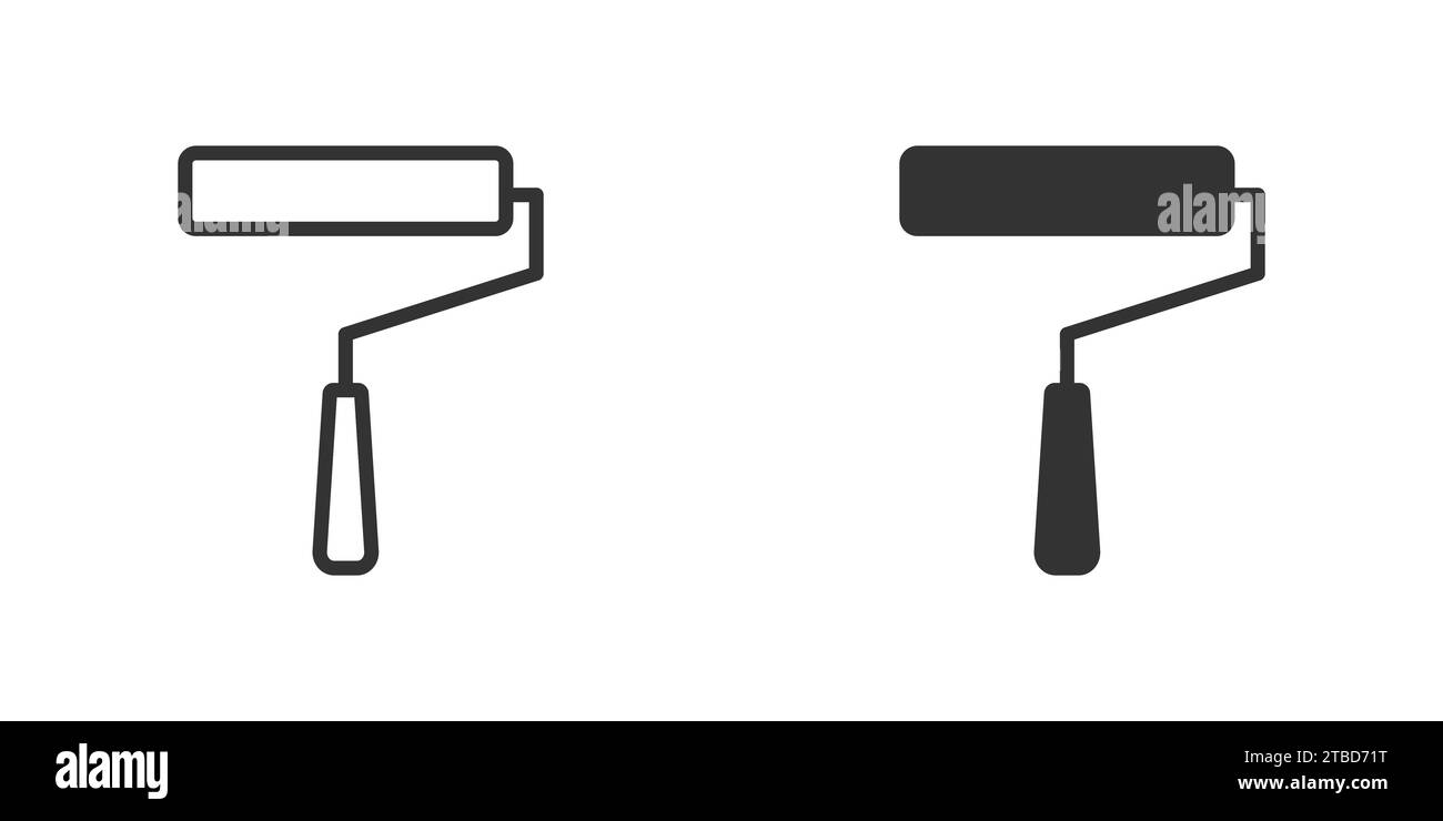 Paint roller icon. Vector illustration Stock Vector Image & Art - Alamy