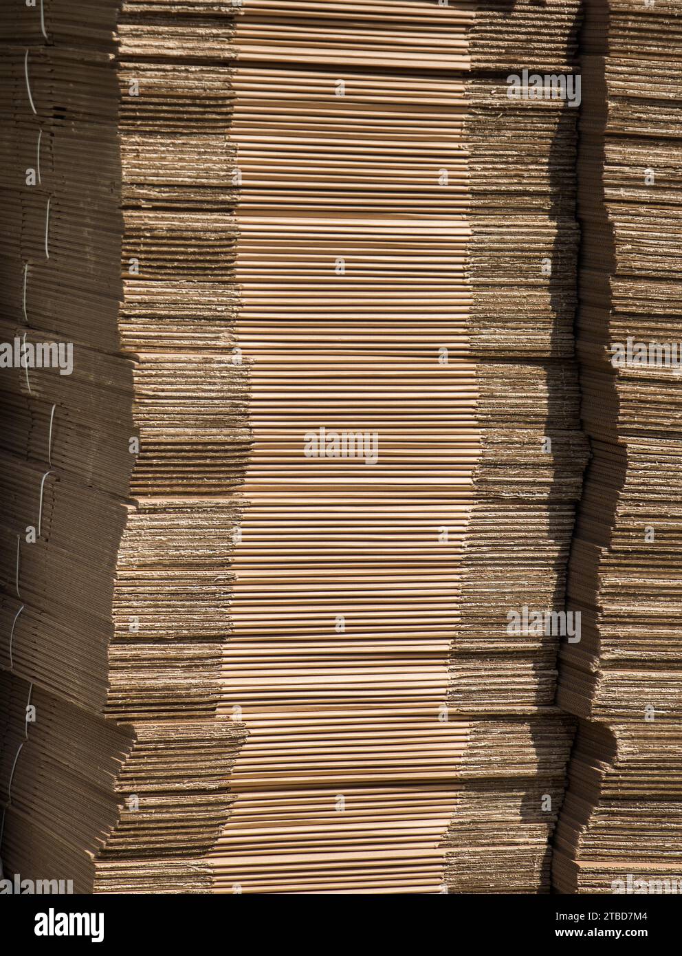 Brown color cardboard stock as a background Stock Photo - Alamy