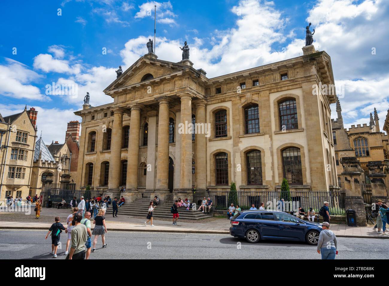 Clarendon Building, University of Oxford, on Broad Street in Oxford ...
