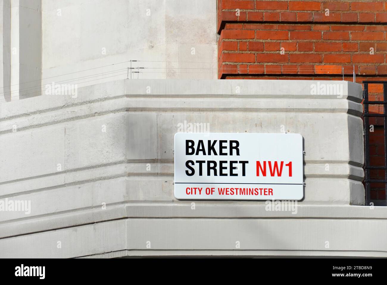 Baker street london sign hi-res stock photography and images - Alamy