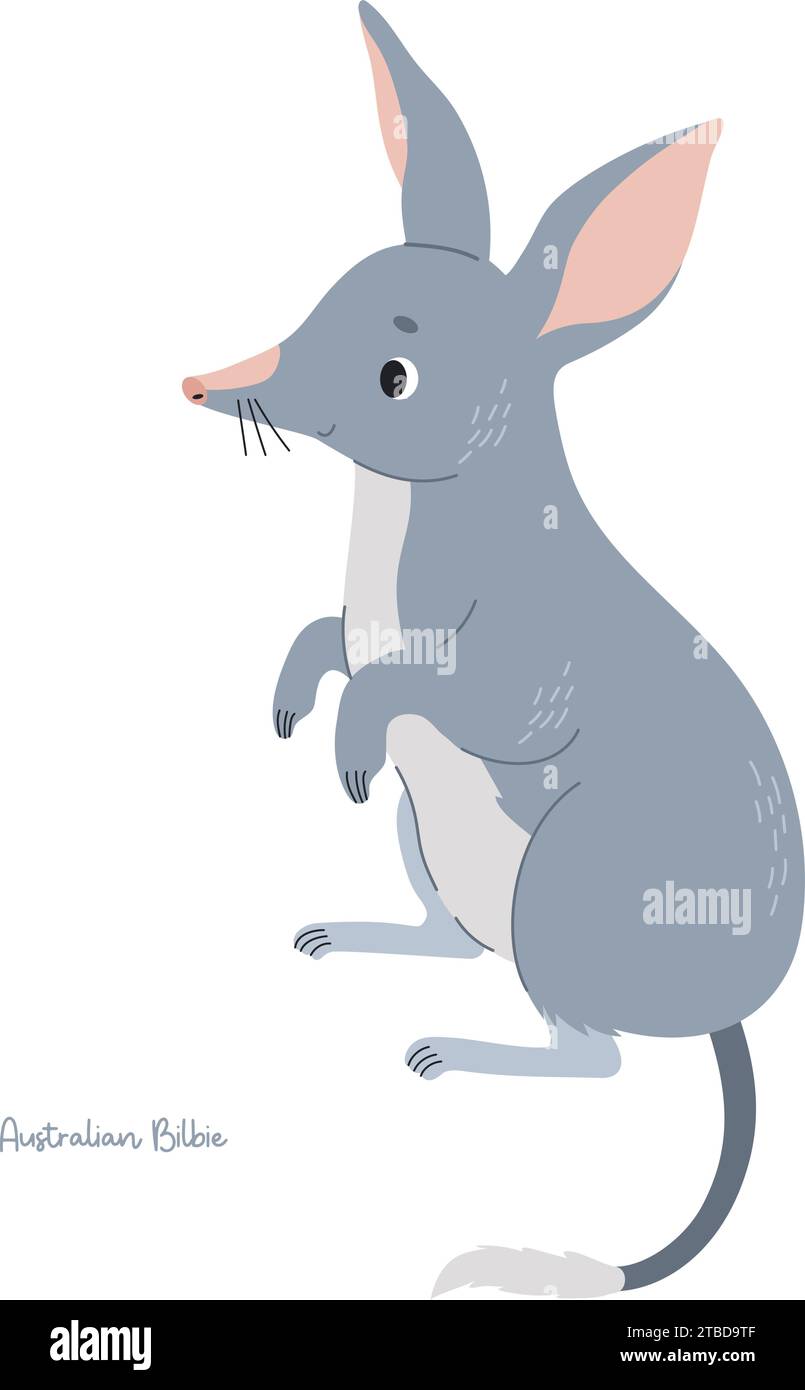 Cartoon illustration cute bandicoot bilby hi-res stock photography and ...
