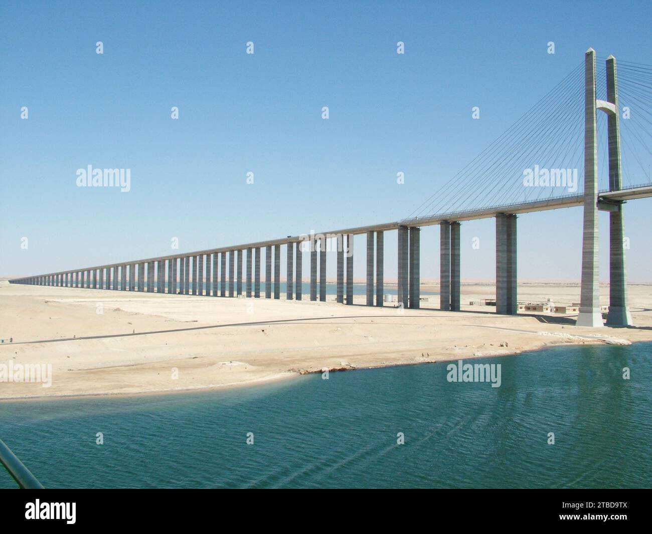 Suez canal bridge egypt hi-res stock photography and images - Alamy
