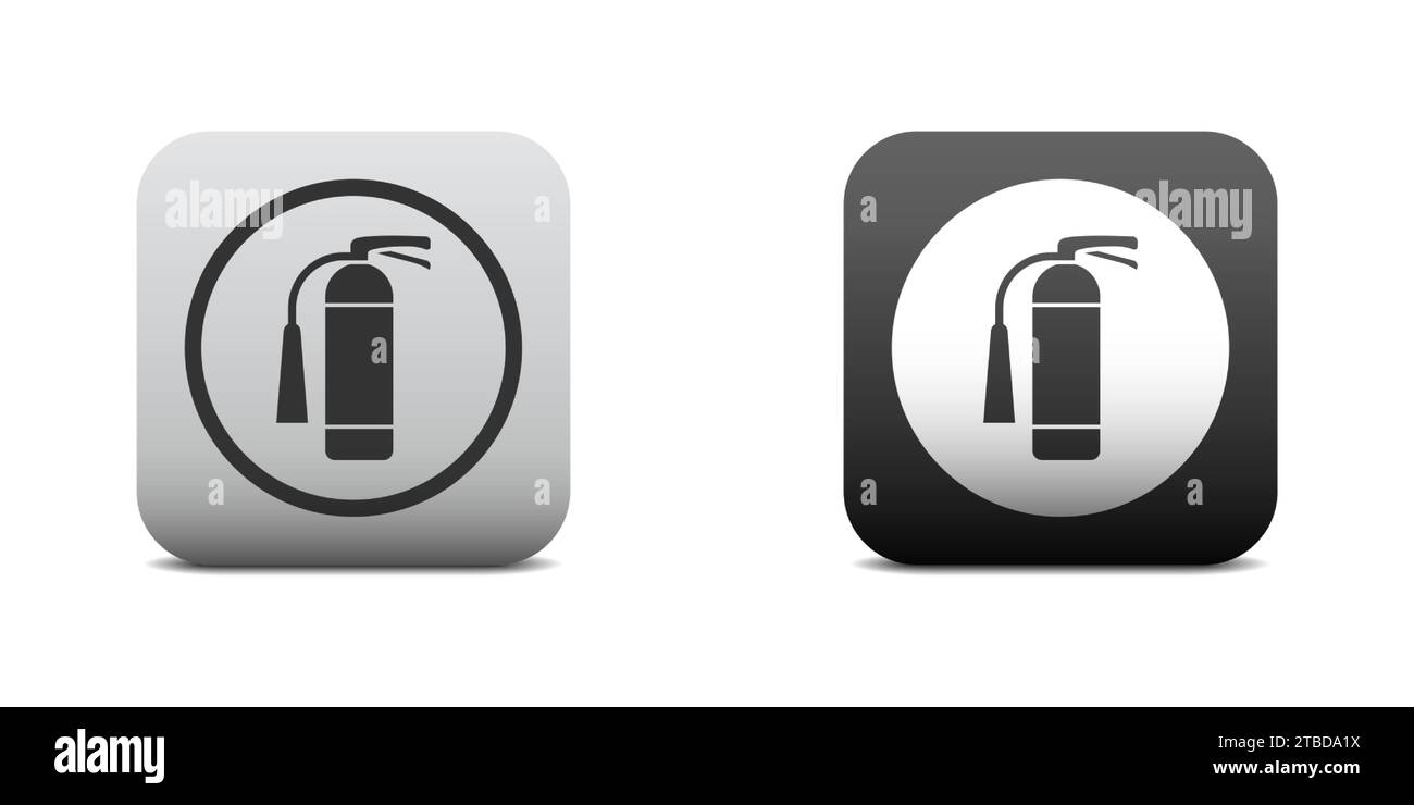 Fire extinguisher Icon. Vector illustration Stock Vector Image & Art ...