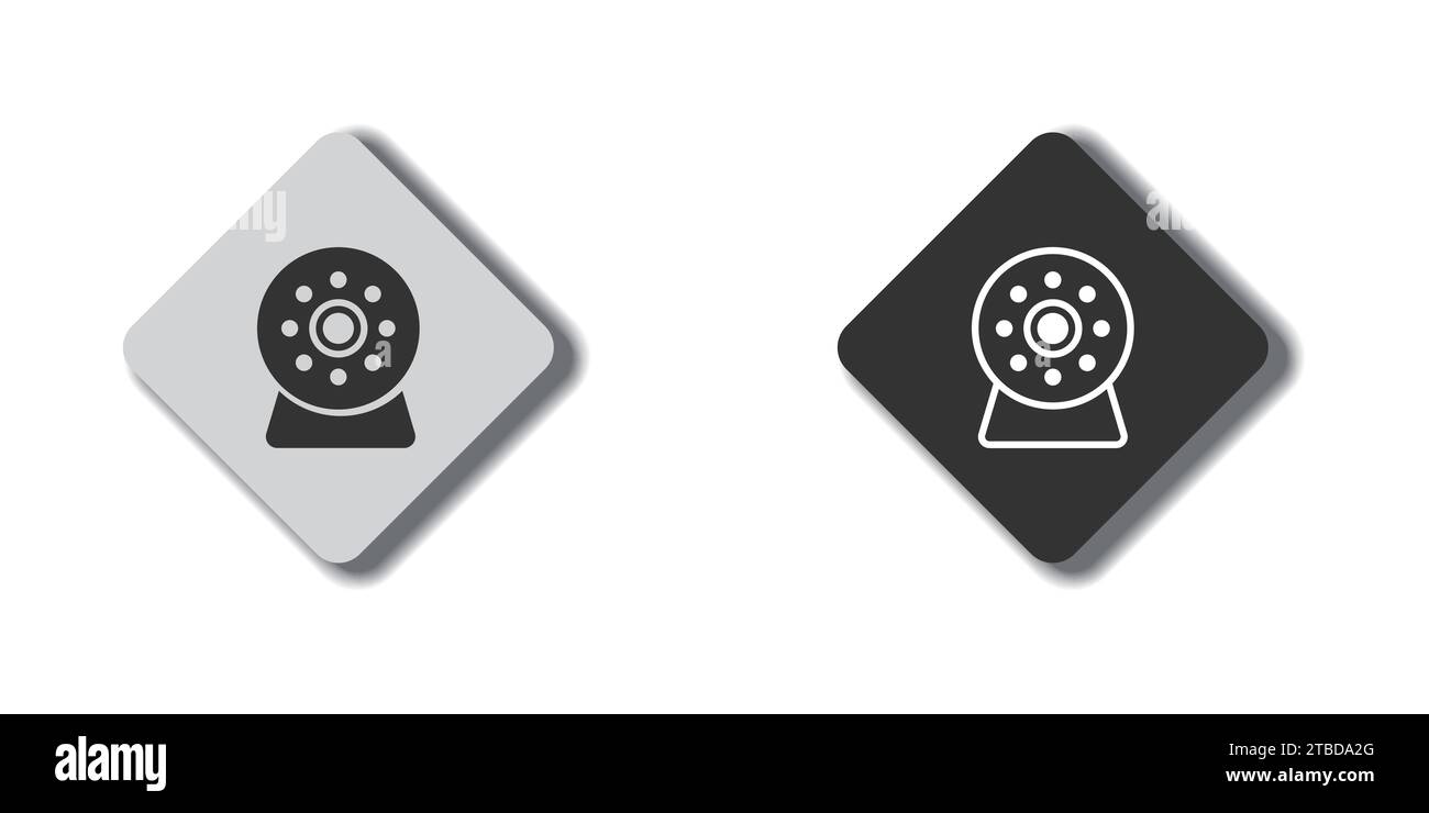 Web camera icon. IP camera symbol. Vector illustration Stock Vector ...