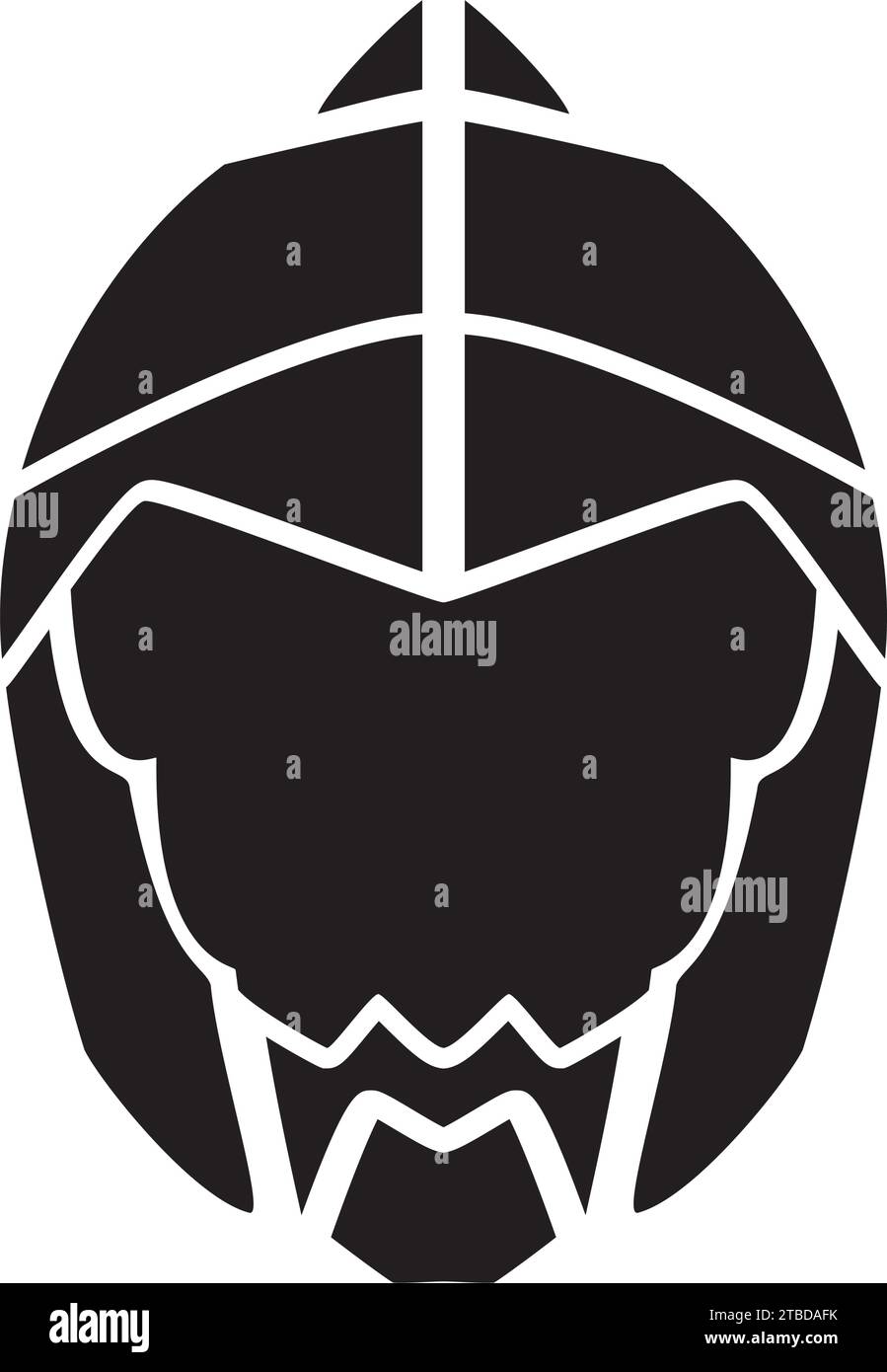 Silhouette of a medieval helmet icon Vector Stock Vector Image & Art ...