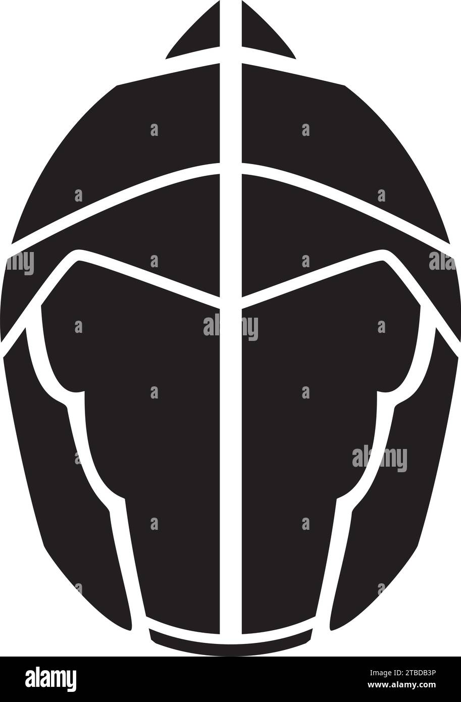 Silhouette of a medieval helmet icon Vector Stock Vector Image & Art ...
