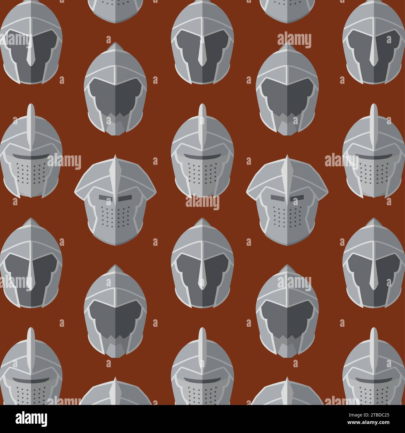 Medieval helmet icons Pattern background Vector Stock Vector Image ...