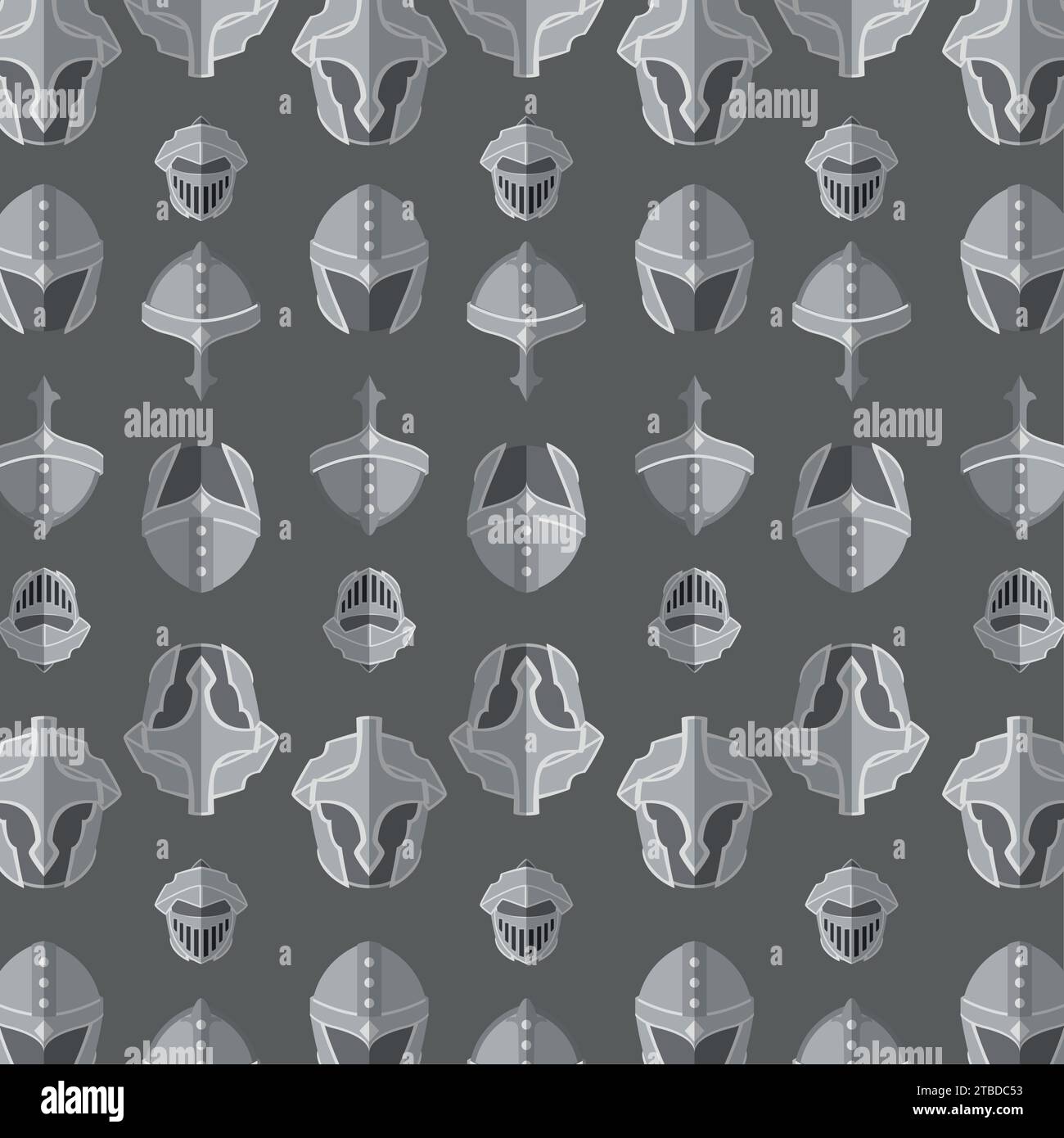 Medieval helmet icons Pattern background Vector Stock Vector Image ...