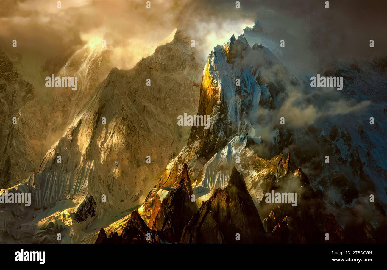 K6 also known as Baltistan Peak, it is a notable peak of the Masherbrum ...