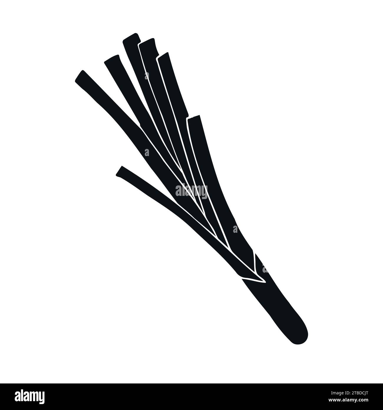 Vector hand drawn doodle sketch black leek Stock Vector Image & Art - Alamy